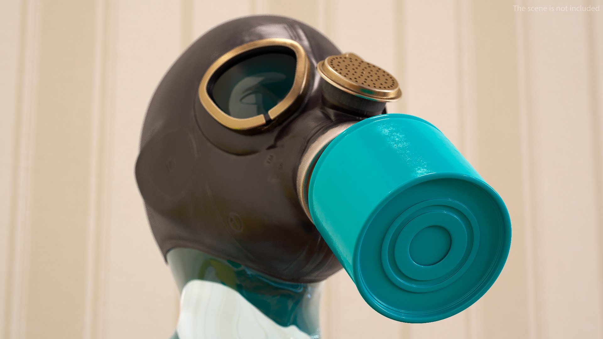 3D single filter gas mask model - TurboSquid 1573855