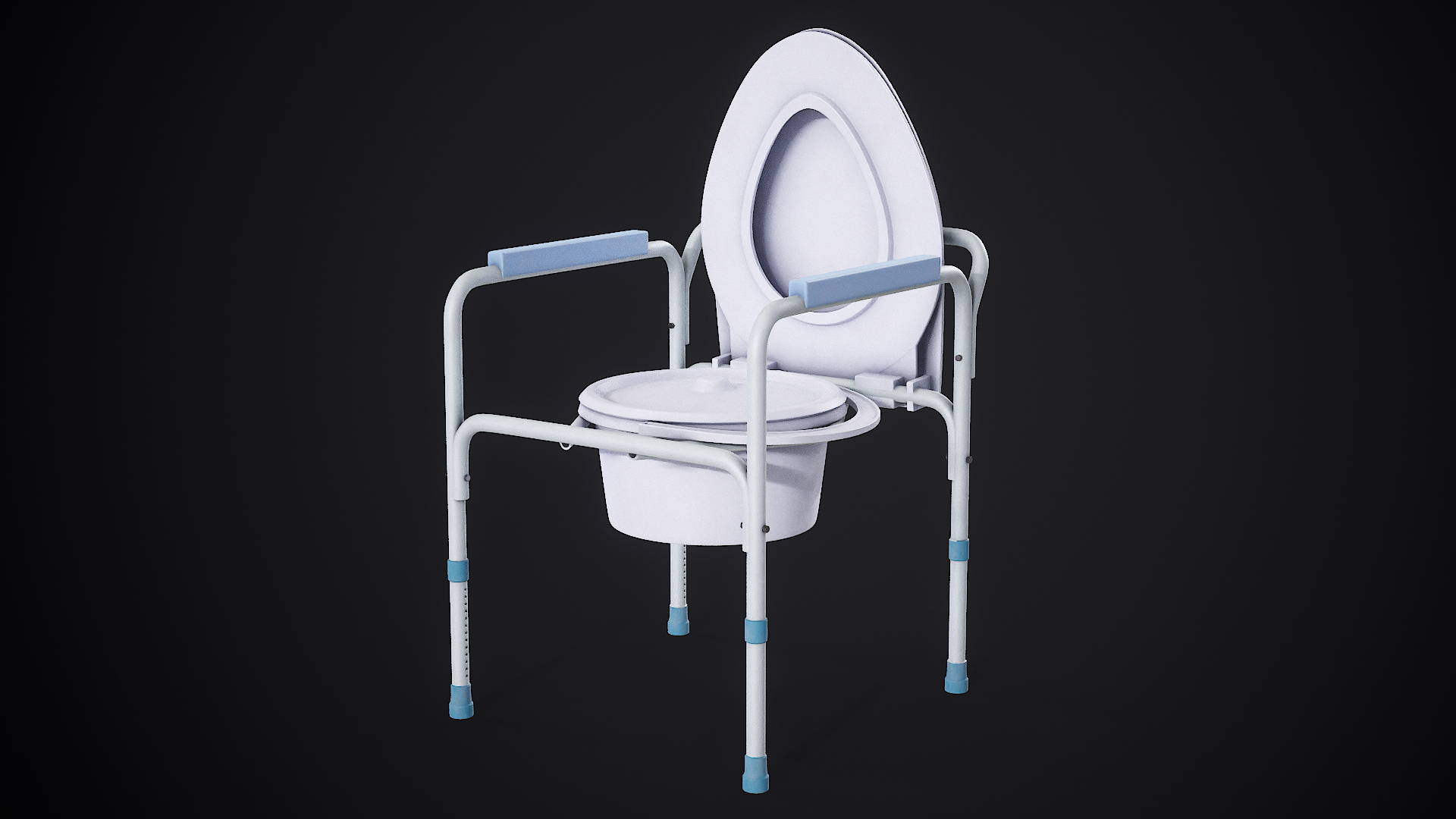 3D Commode Bedside Model - TurboSquid 1691212
