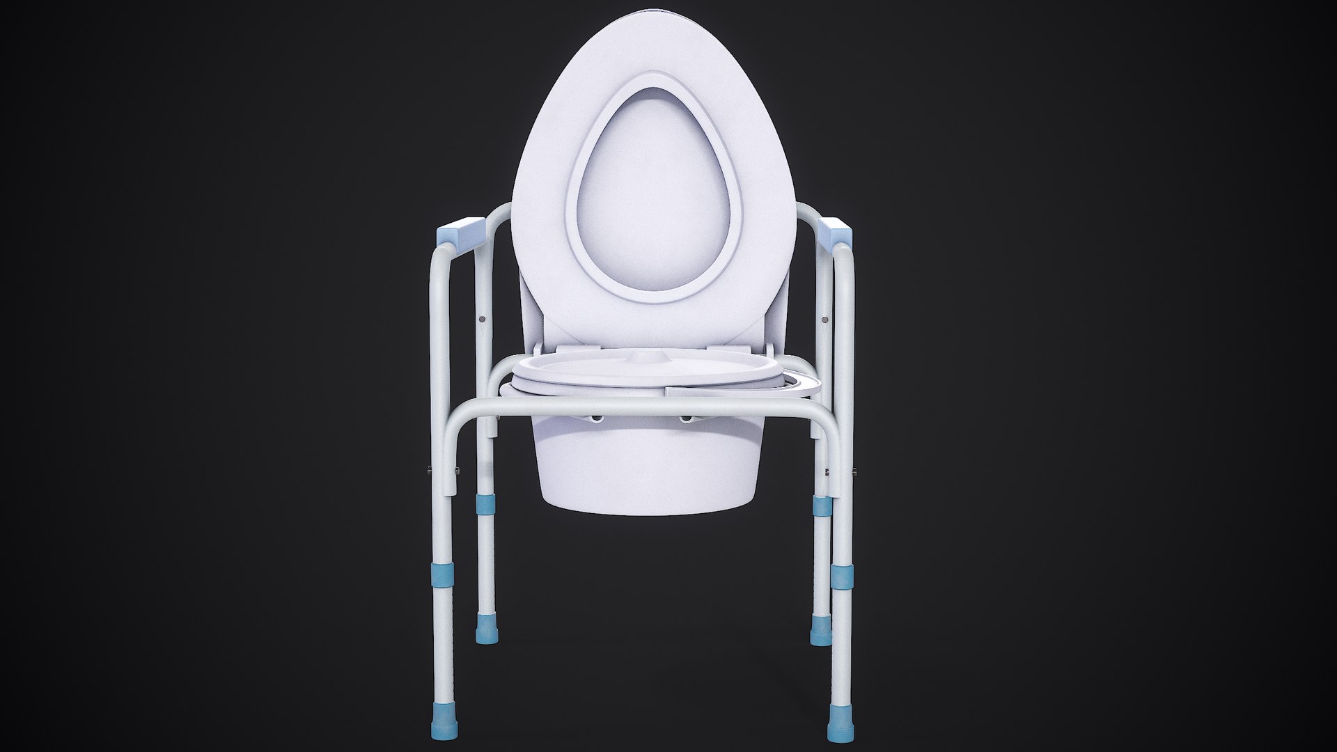 3D Commode Bedside Model - TurboSquid 1691212