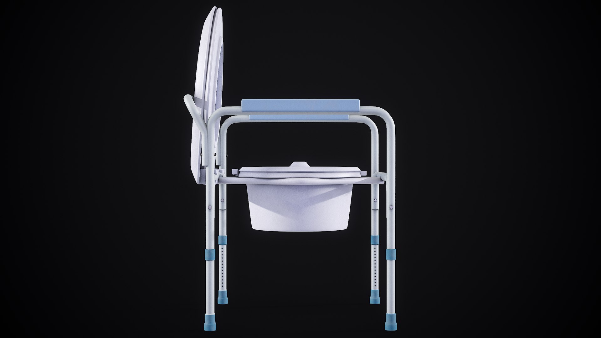 3D Commode Bedside Model - TurboSquid 1691212