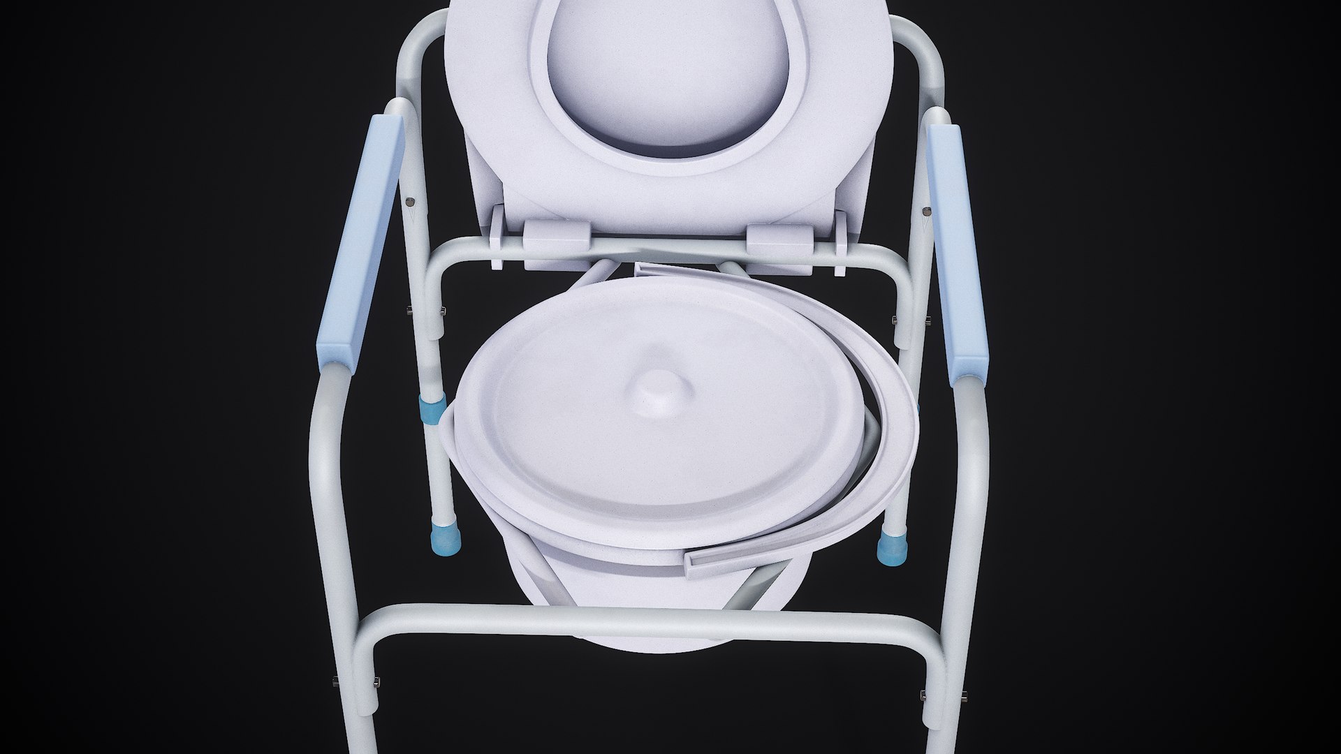 3D Commode Bedside Model - TurboSquid 1691212