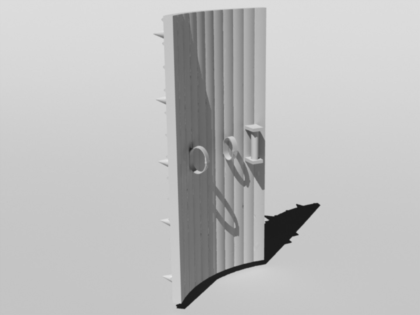 Spiked Shield 3d Dxf