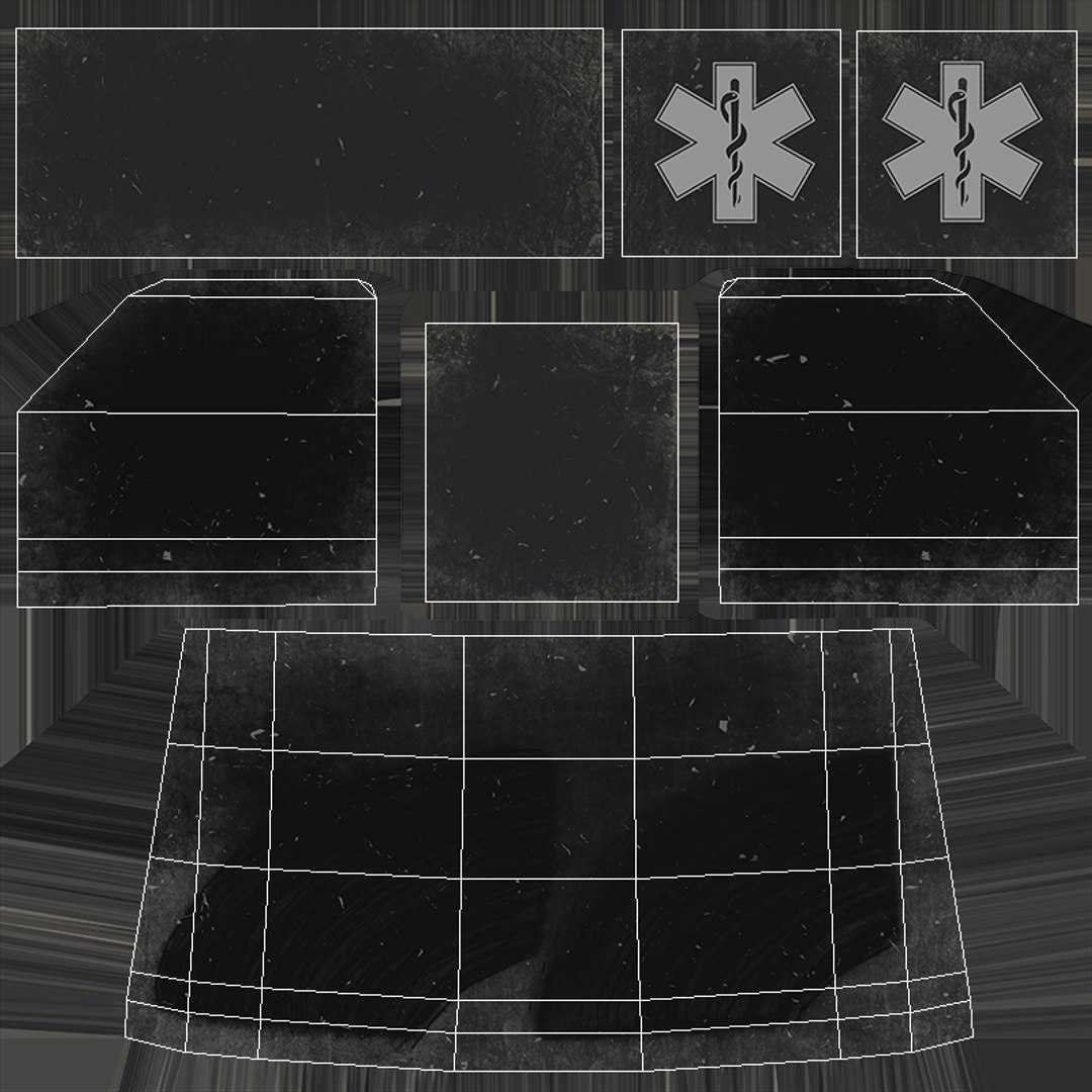 Ambulance Type 3 - Low Poly 3D model - TurboSquid 1955699