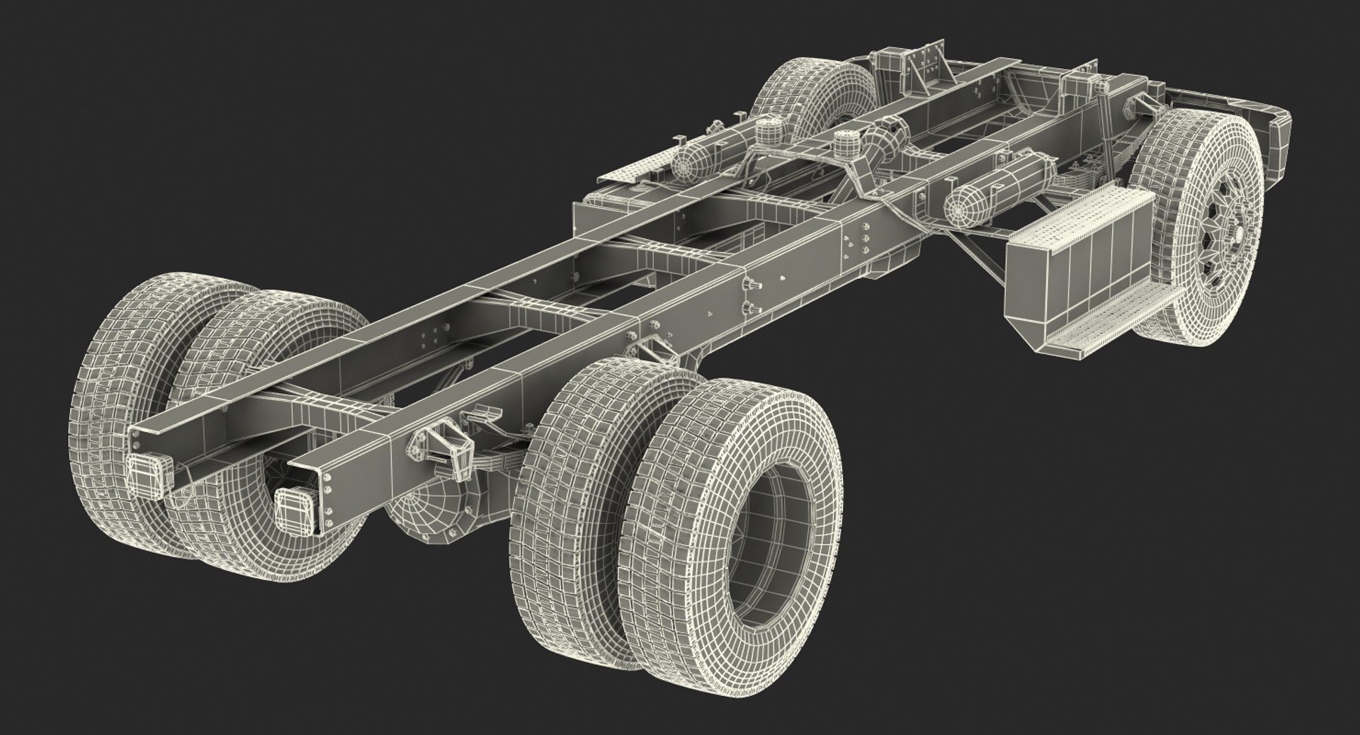 3D Truck Chassis 2 Model - TurboSquid 1358500
