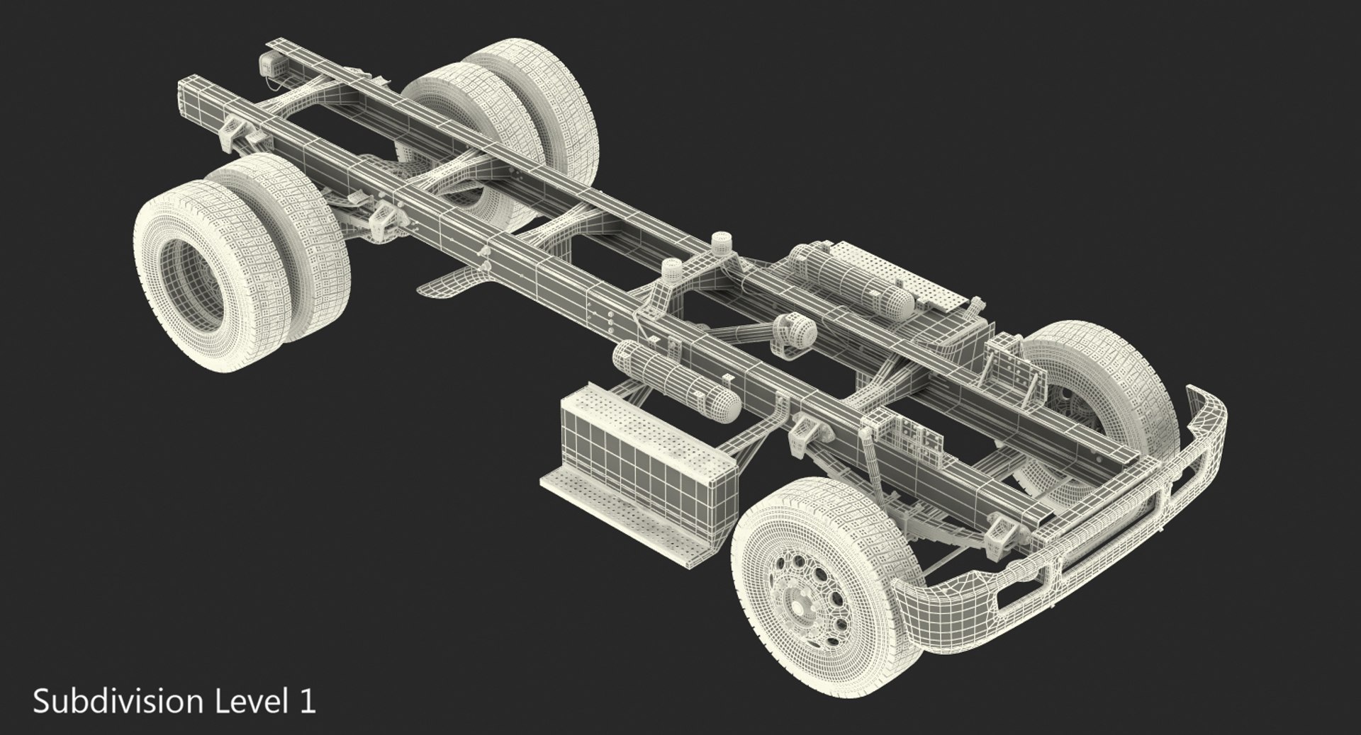 3D Truck Chassis 2 Model - TurboSquid 1358500