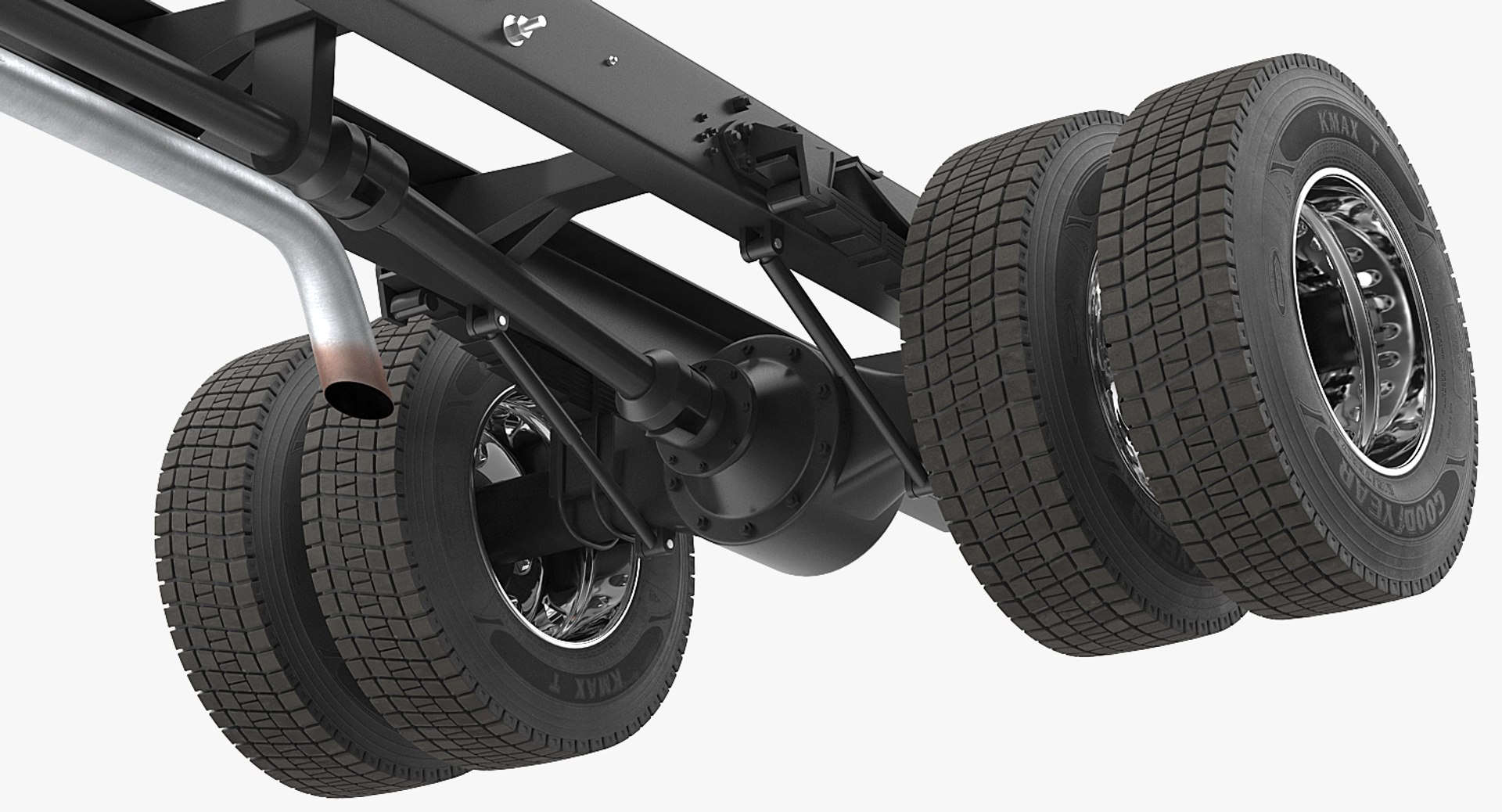 3D Truck Chassis 2 Model - TurboSquid 1358500