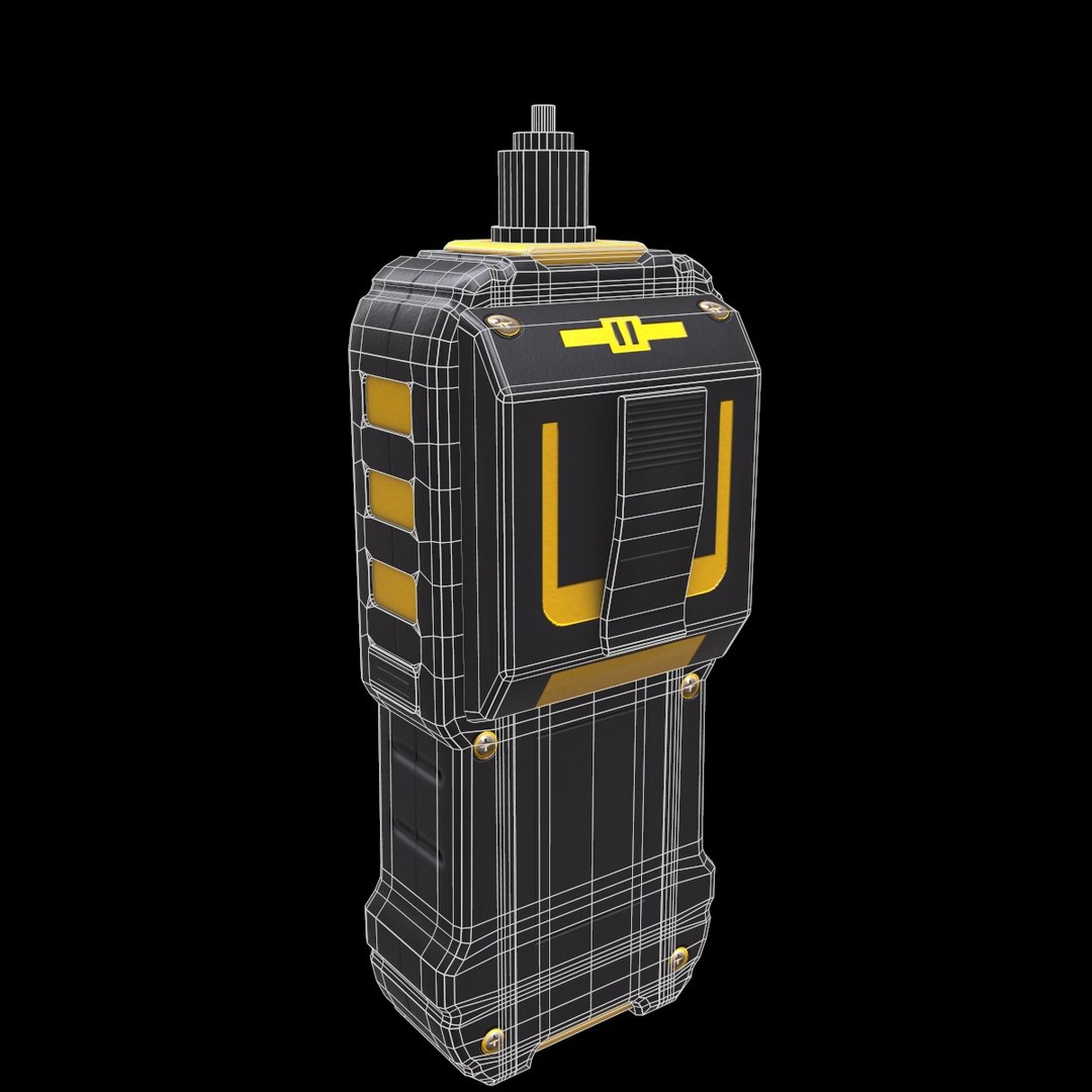 3D Gas Leak Detector Low Poly Model - TurboSquid 2263104