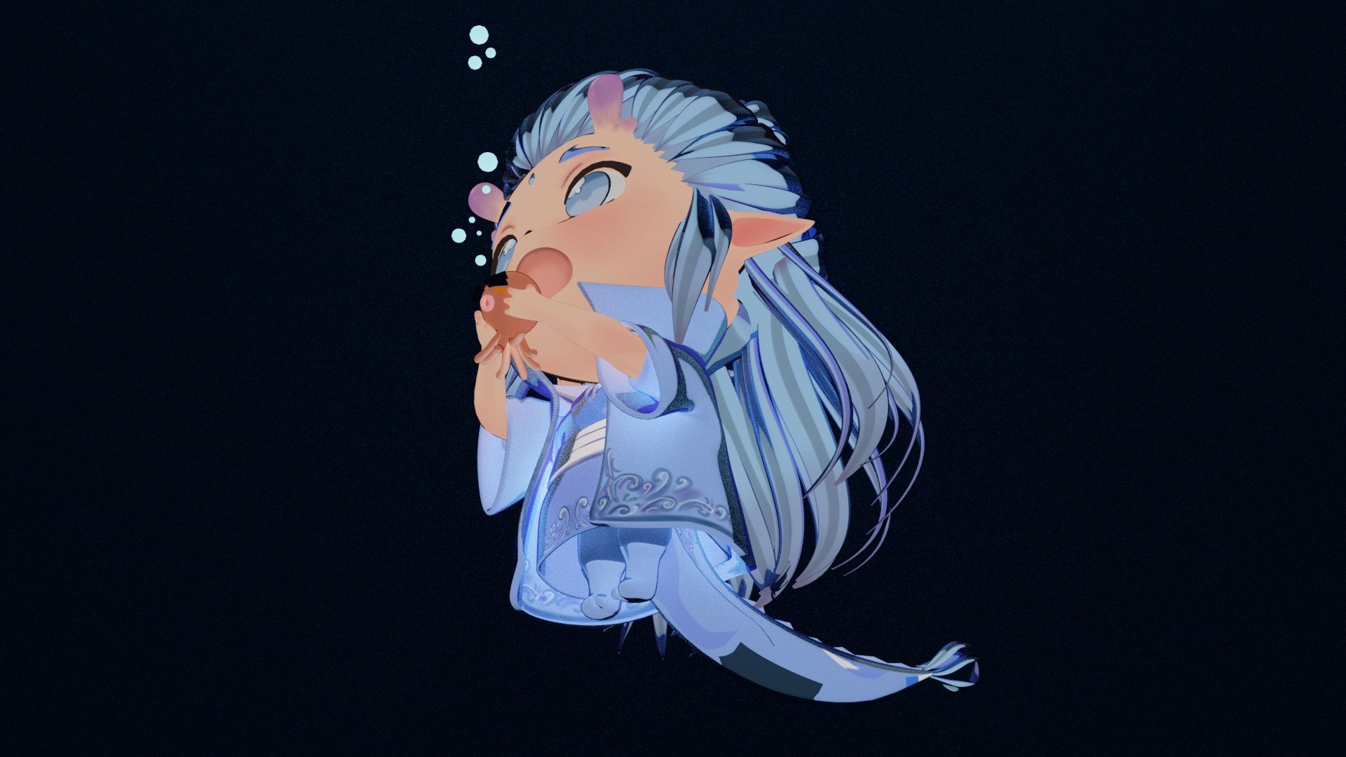 Chibi Female Character 3D Model - TurboSquid 2084935