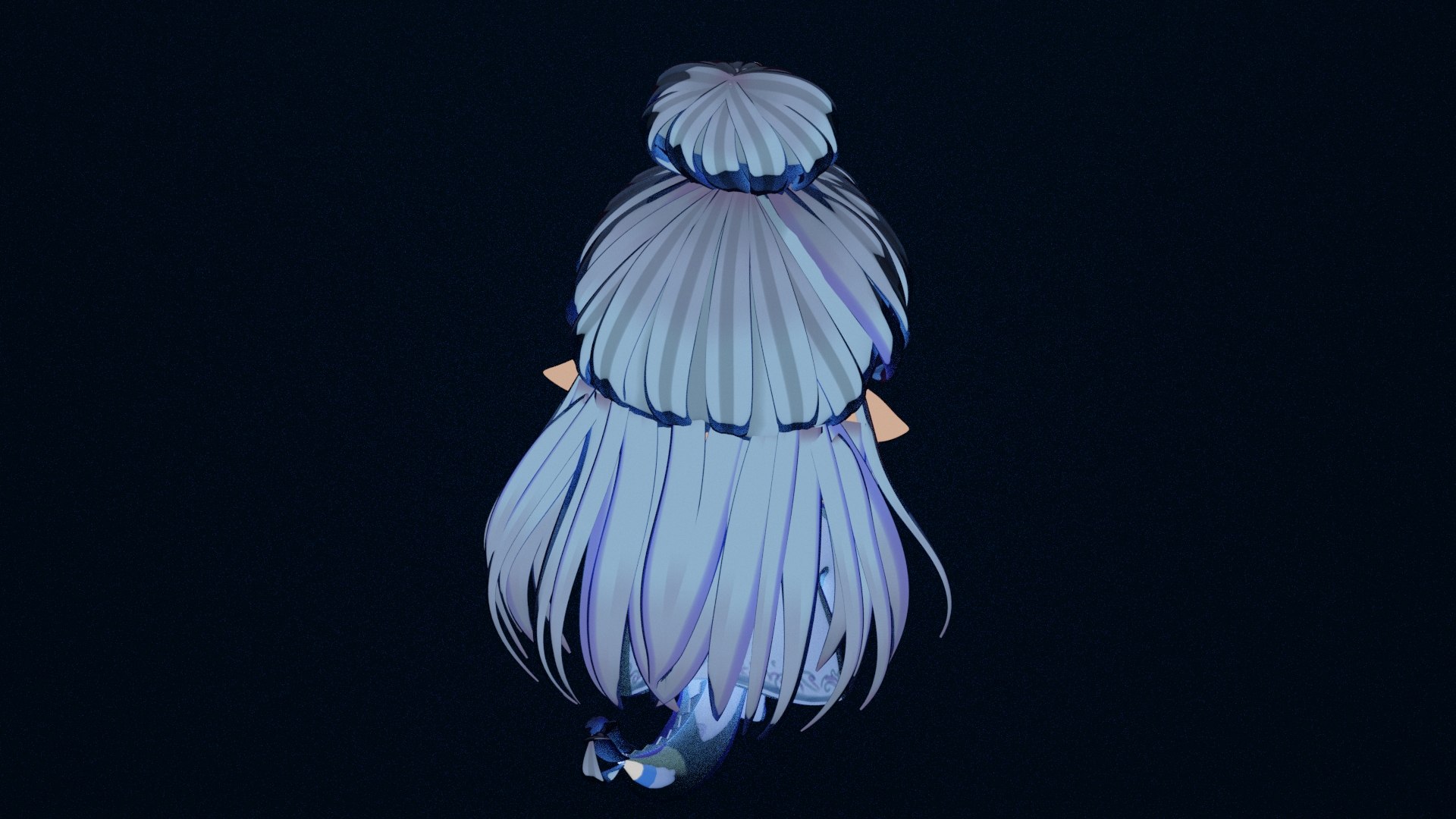 Chibi Female Character 3D Model - TurboSquid 2084935