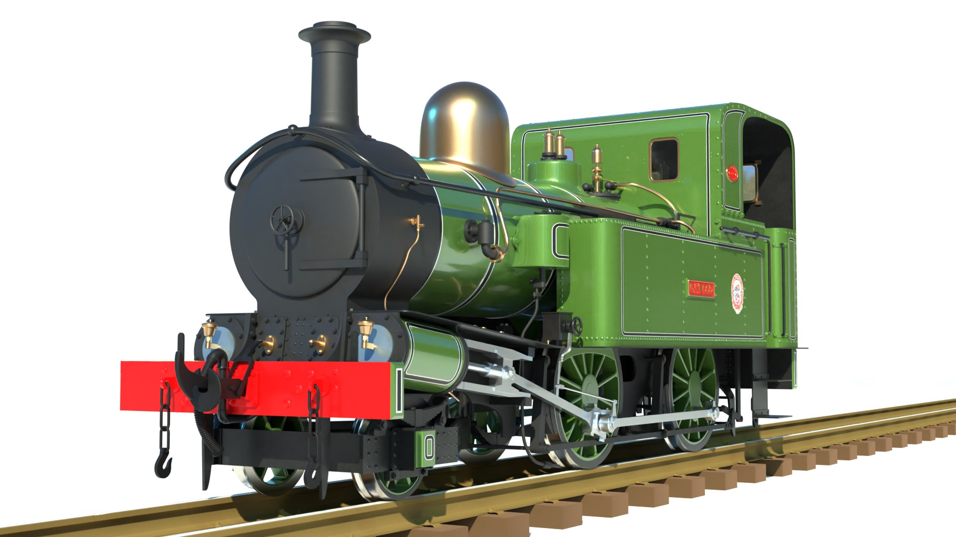 Isle Of Man Railway Beyer Peacock 2-4-0T 3D Model - TurboSquid 2113855