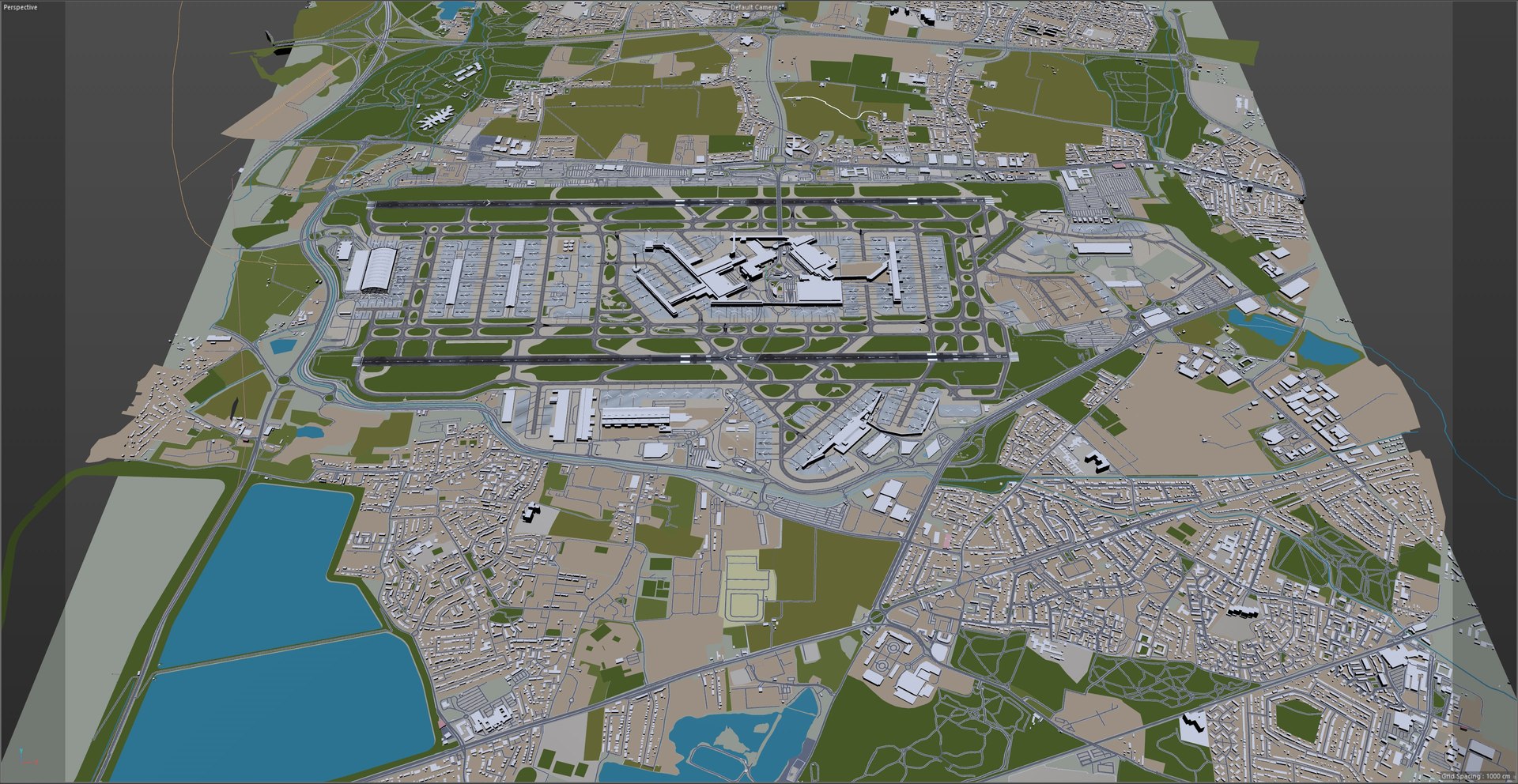 London Heathrow Airport 3D Model - TurboSquid 2005423