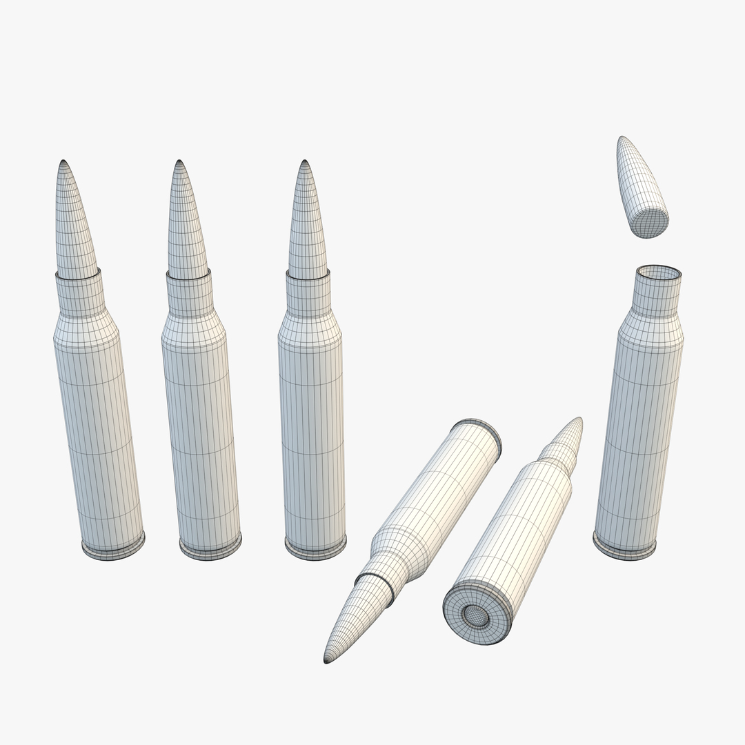 Lapua magnum 338 bullet 3D model - TurboSquid 1464401