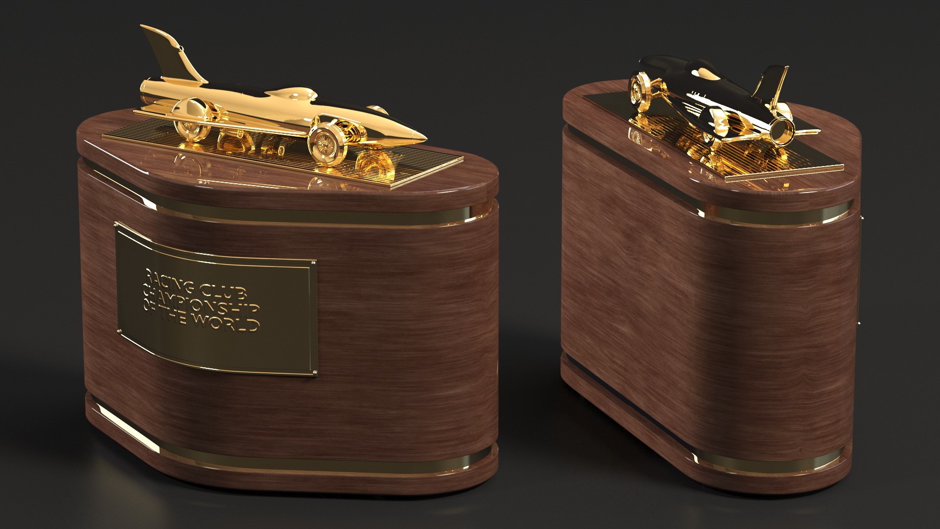 3D Racing Championship Trophy - TurboSquid 2026374