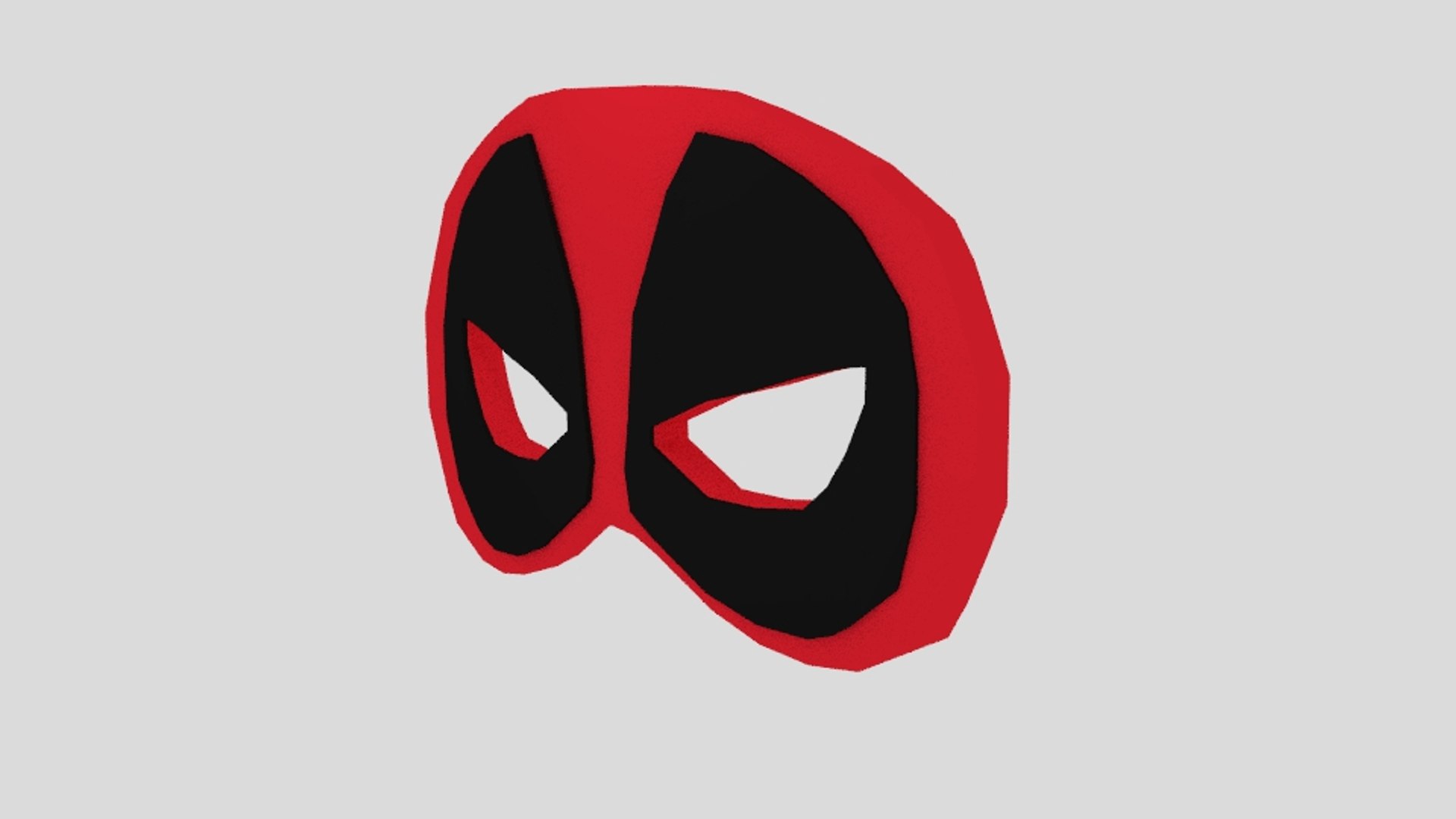 Deadpool Prom Mask Obj