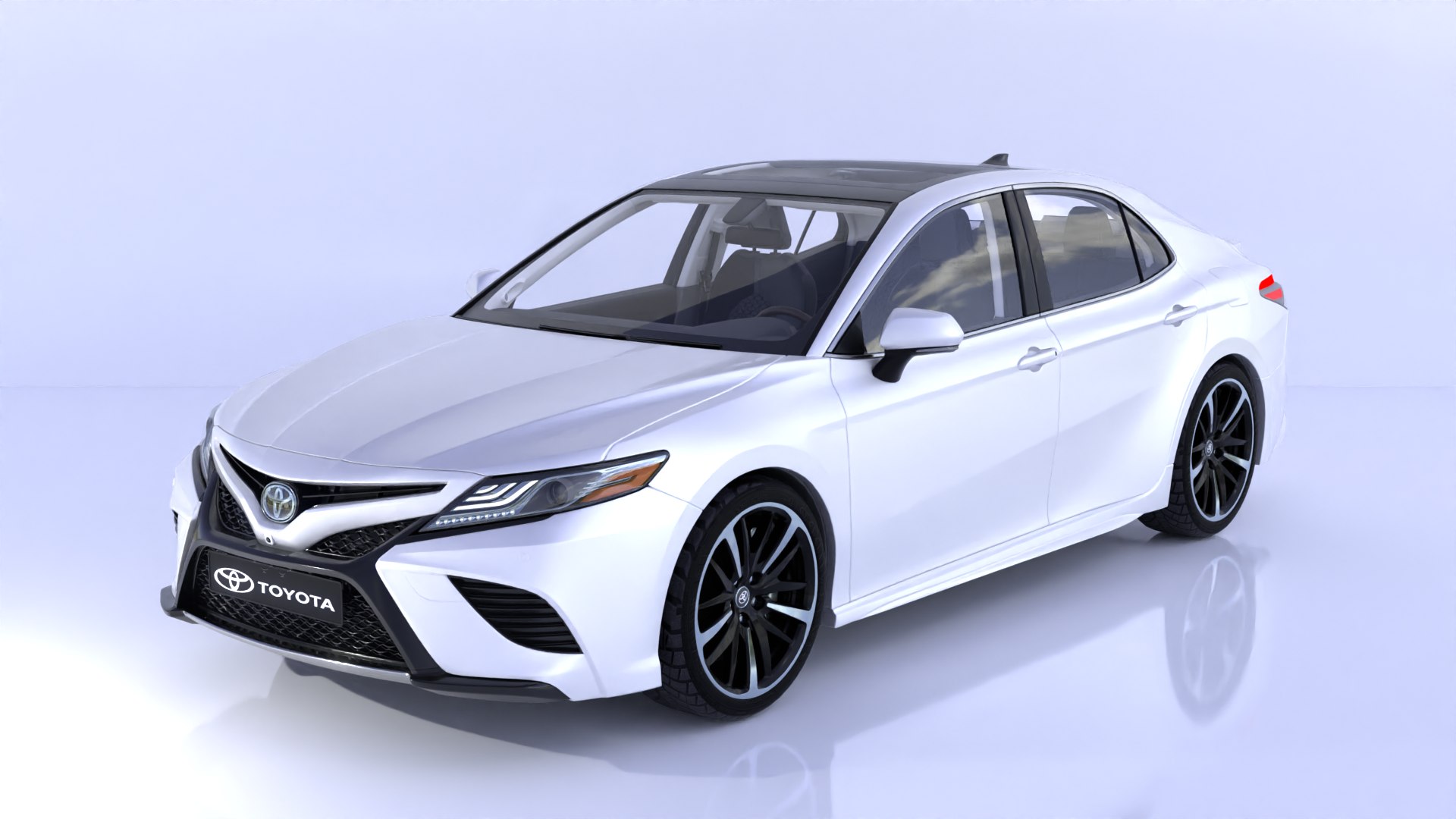 Toyota Camry High-Detail 3D Model With Fully Detailed Interior 3D Model ...