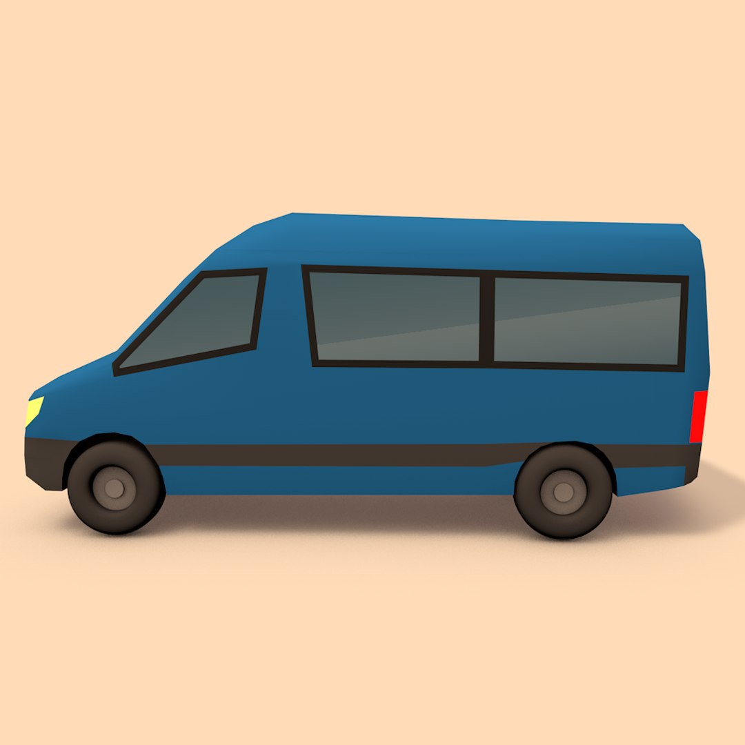 3d model of van bus