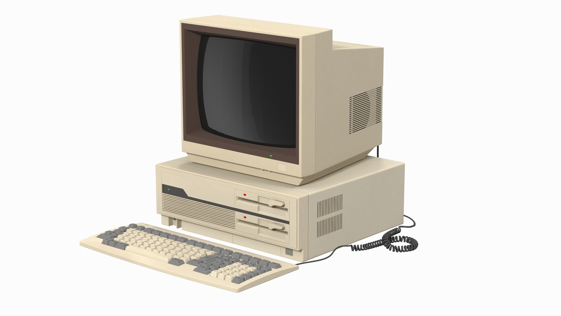 3D Old Classic Personal Desktop PC - TurboSquid 2068505