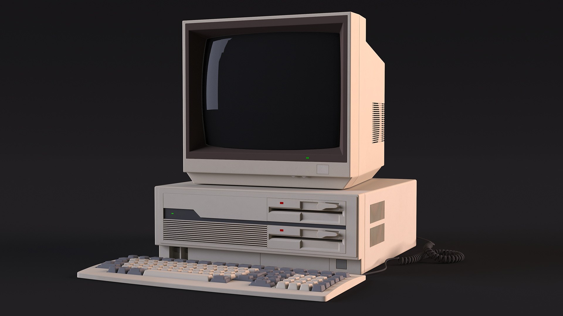 3D Old Classic Personal Desktop PC - TurboSquid 2068505