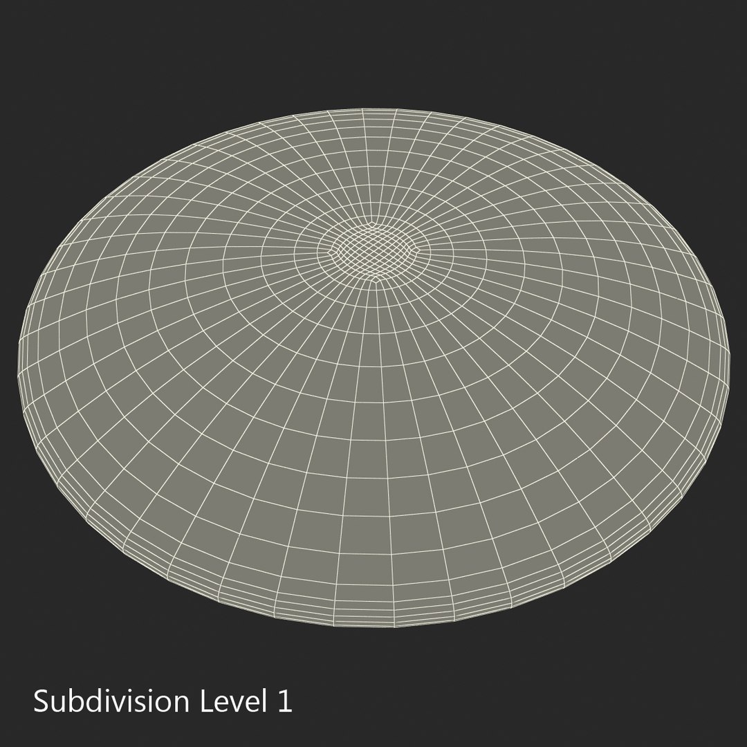 3d Flying Disc Modeled