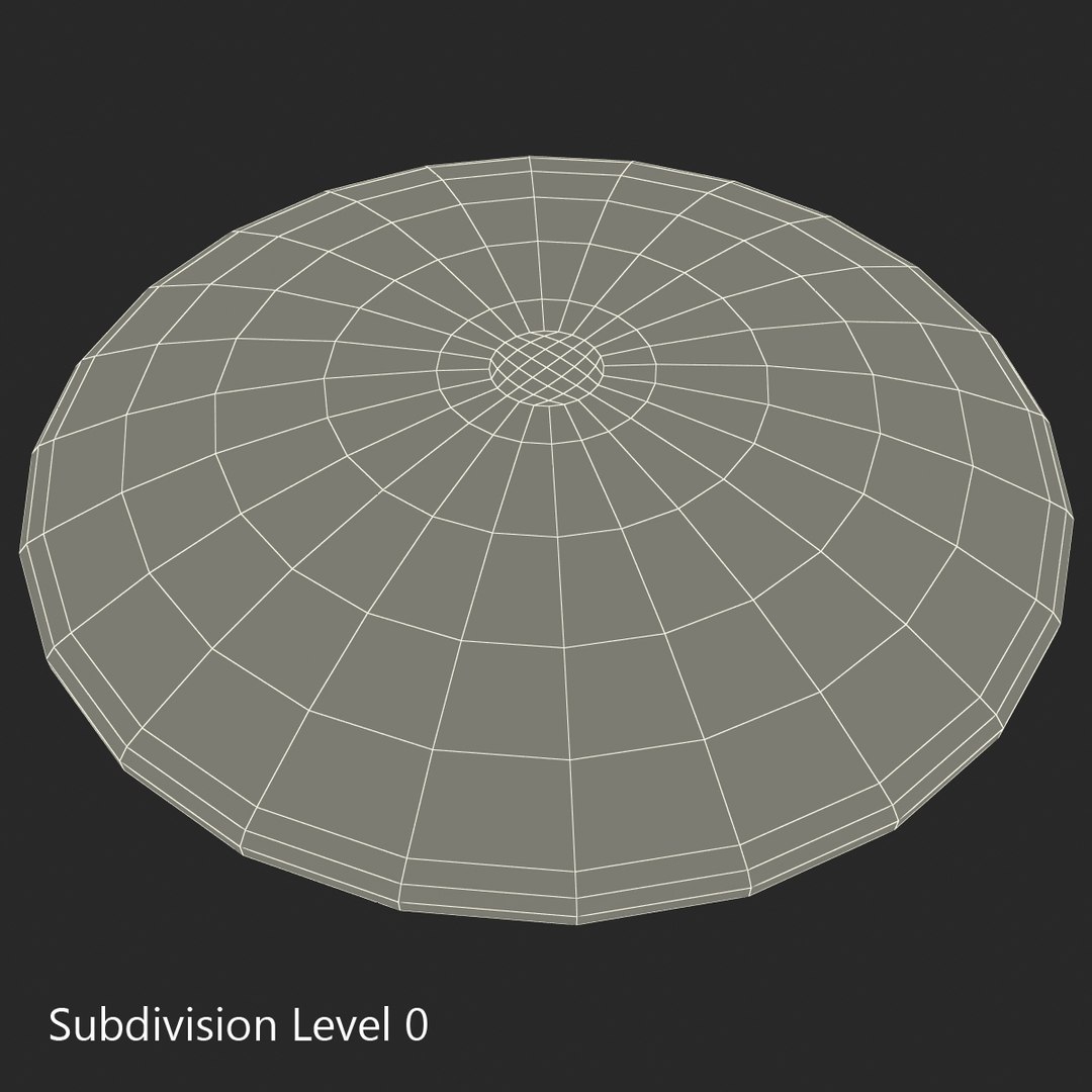 3d Flying Disc Modeled