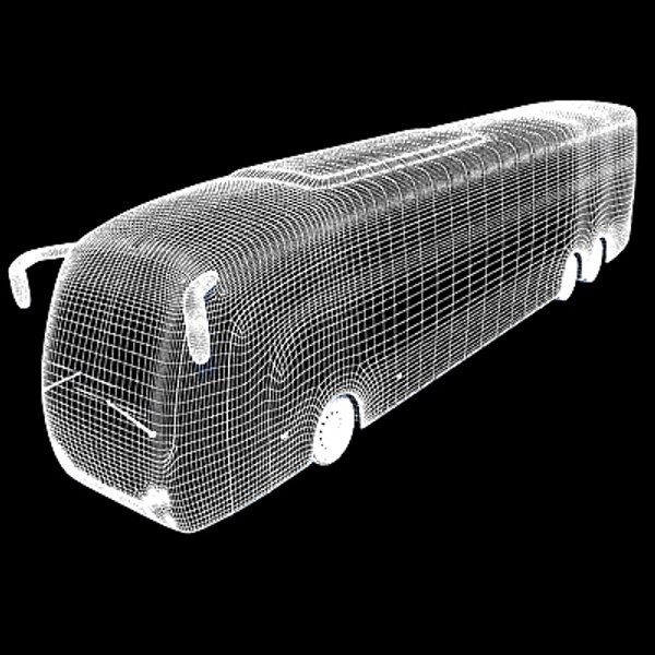 3d model bus 5