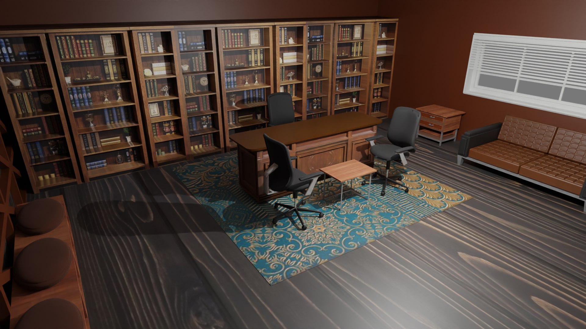 Boss Office Model - TurboSquid 2164794