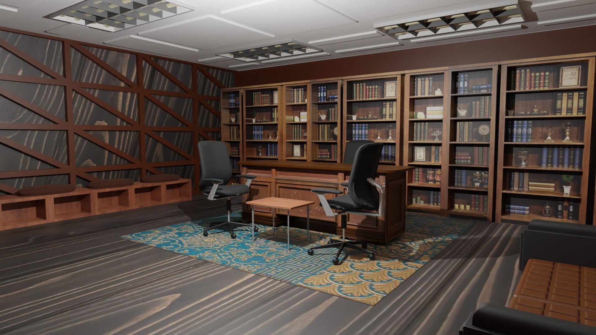 Boss Office Model - TurboSquid 2164794