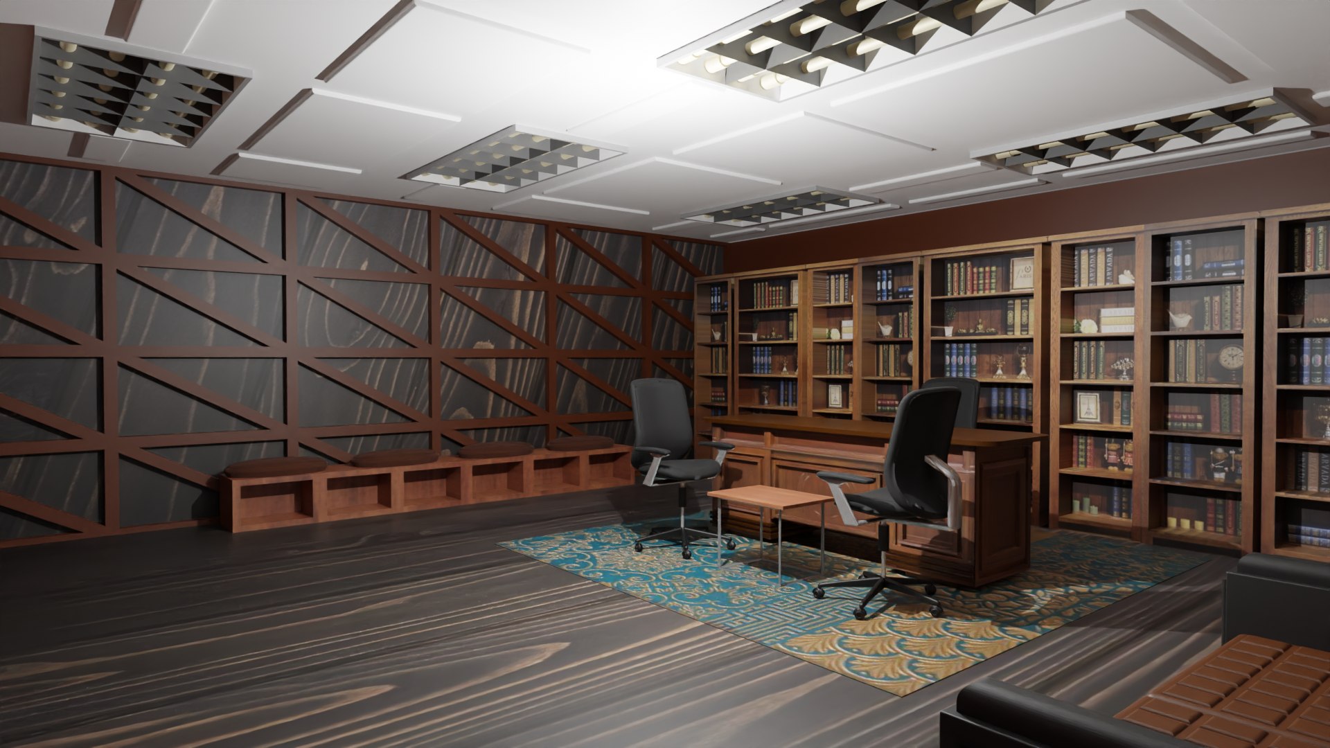 Boss Office Model - TurboSquid 2164794