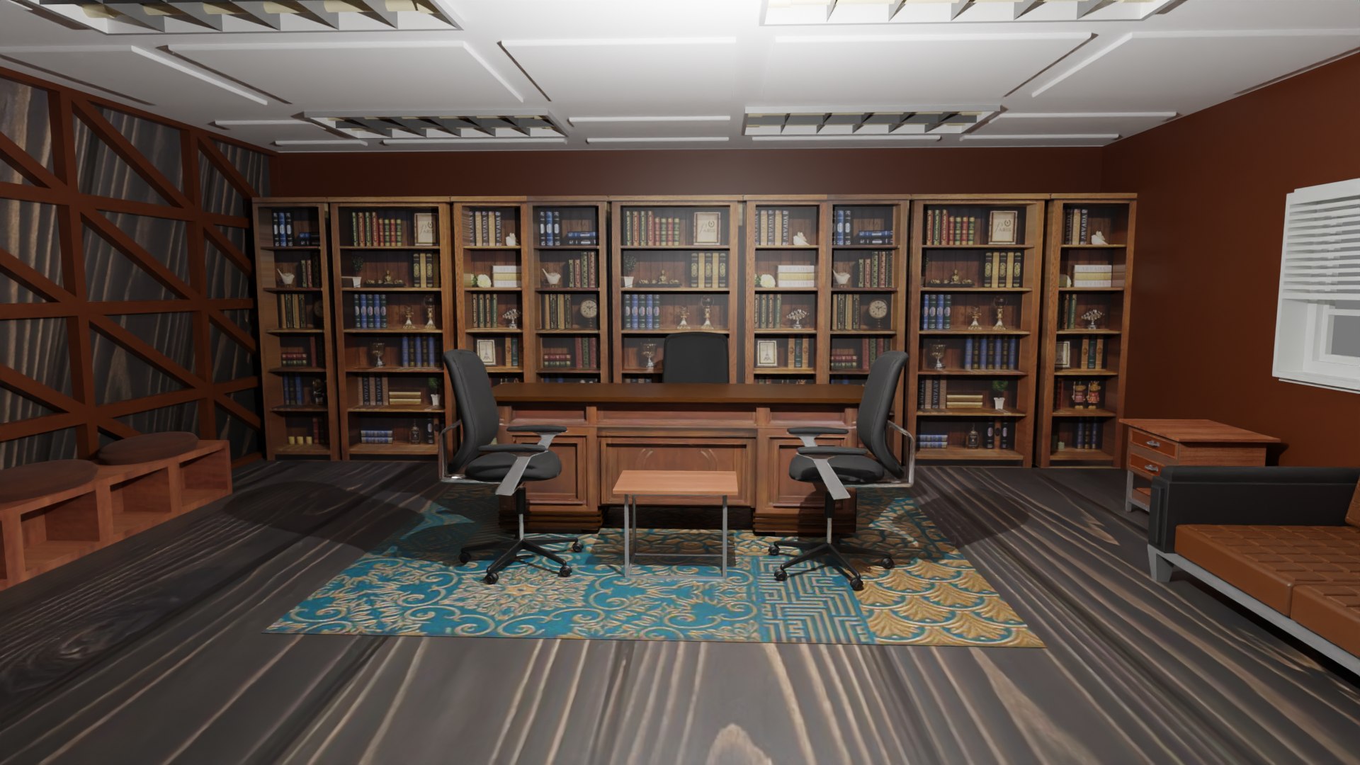 Boss Office Model - TurboSquid 2164794