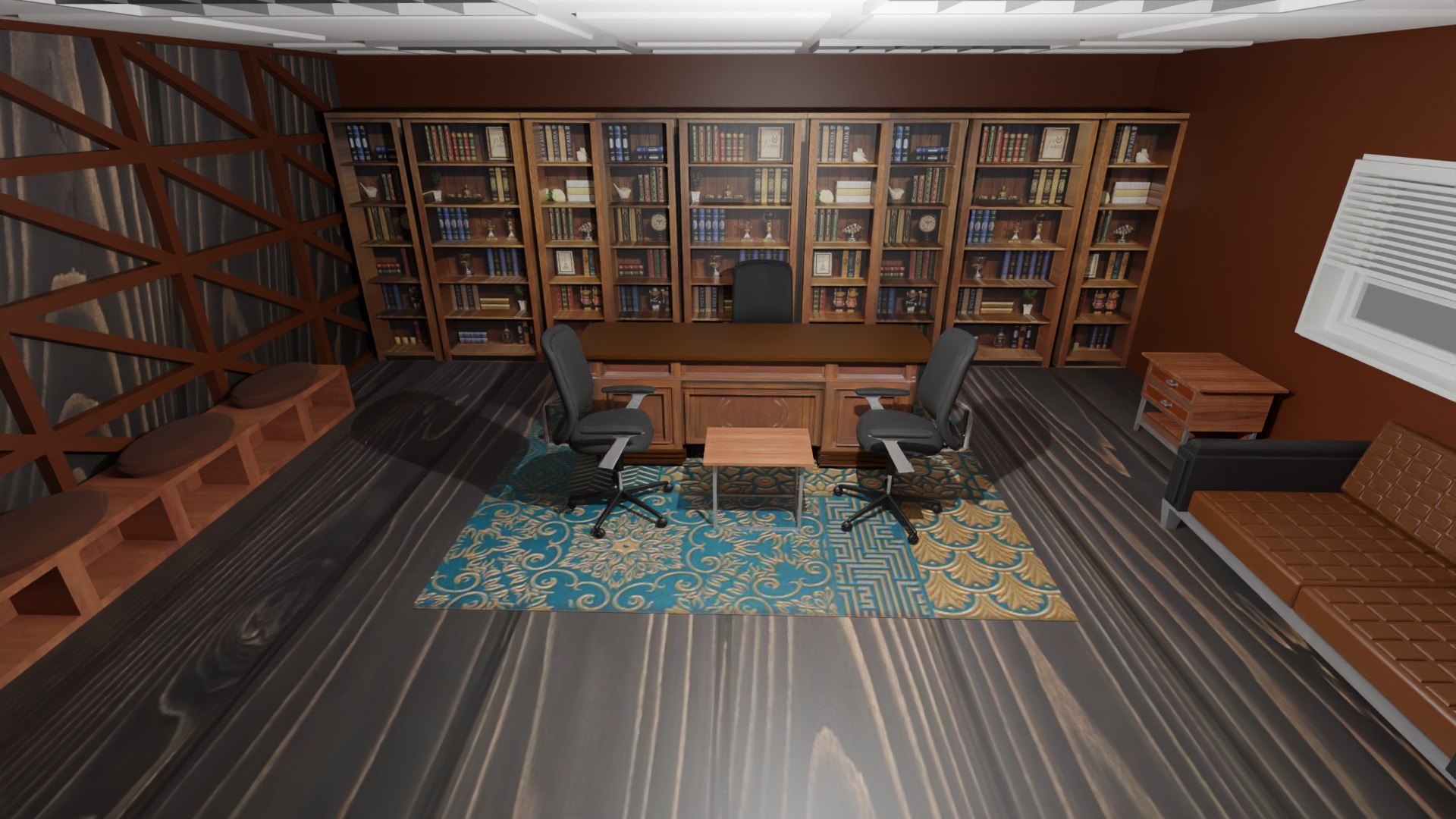 Boss Office Model - TurboSquid 2164794