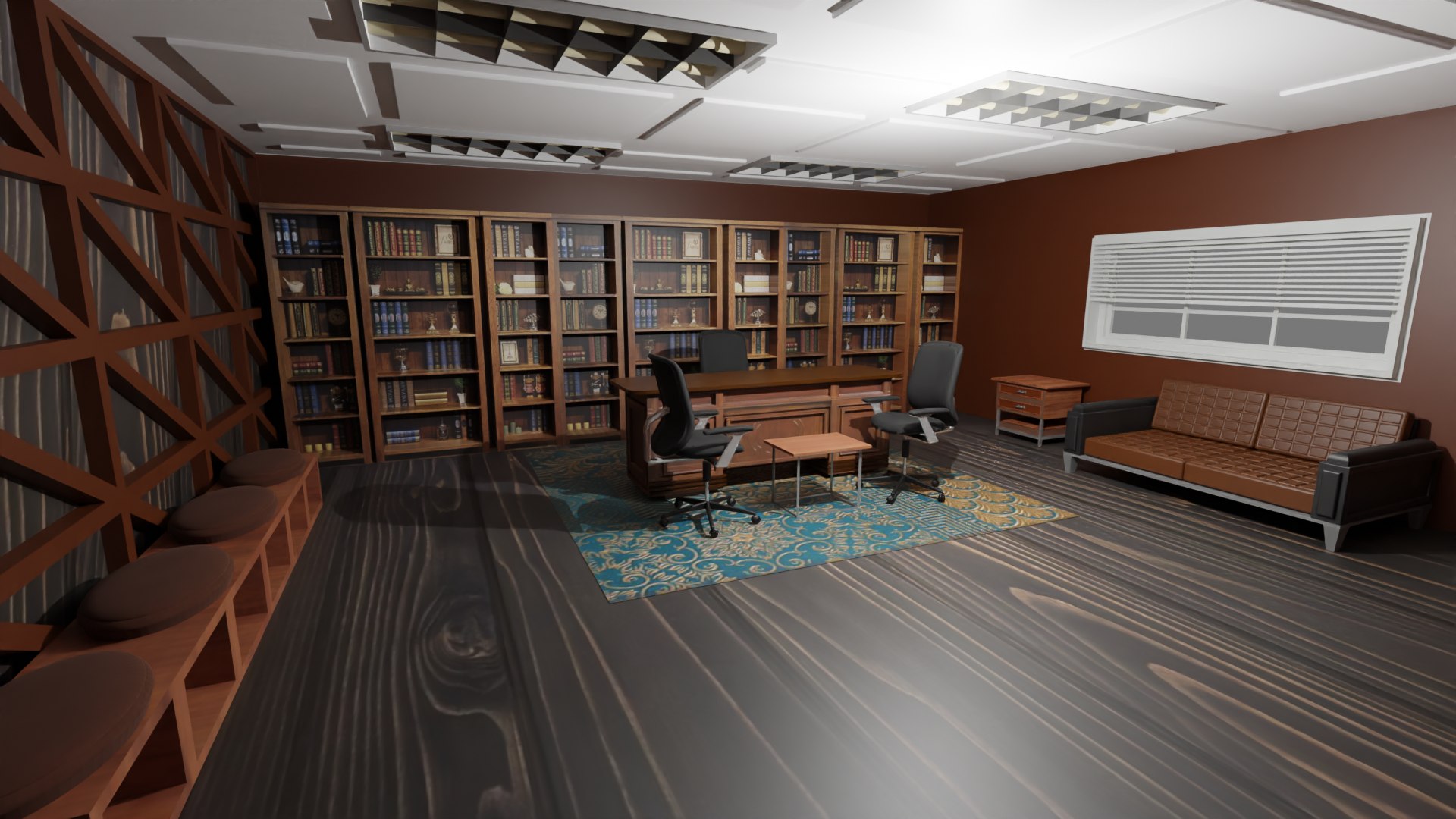 Boss Office model - TurboSquid 2164794