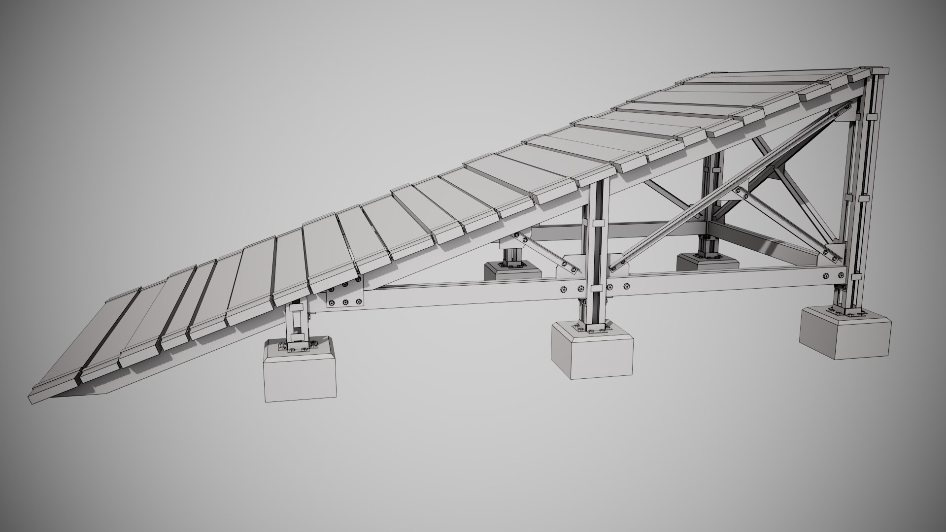 3D PBR Wooden Tramplin Springboard Jumping For Carsan3 - TurboSquid 1965220
