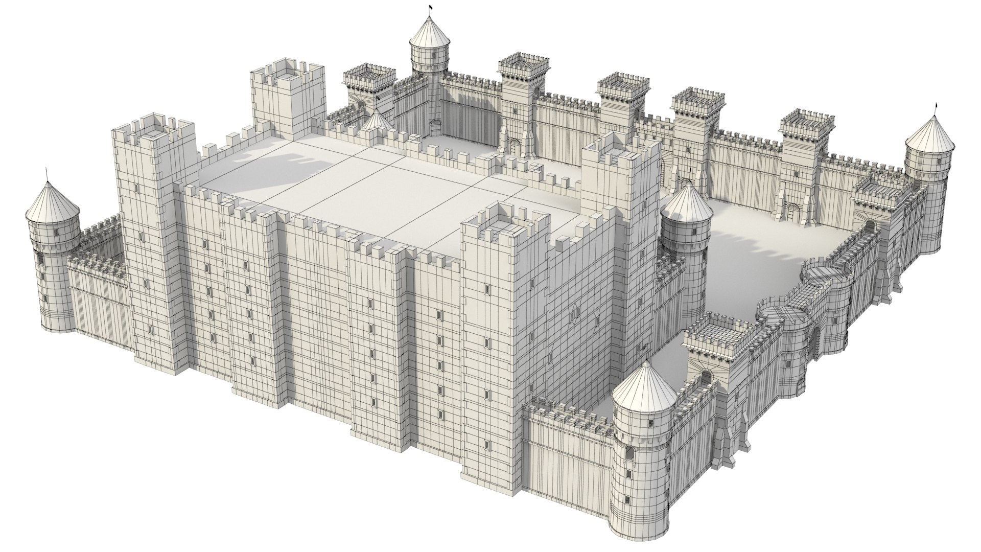 3D real castle - TurboSquid 1440127