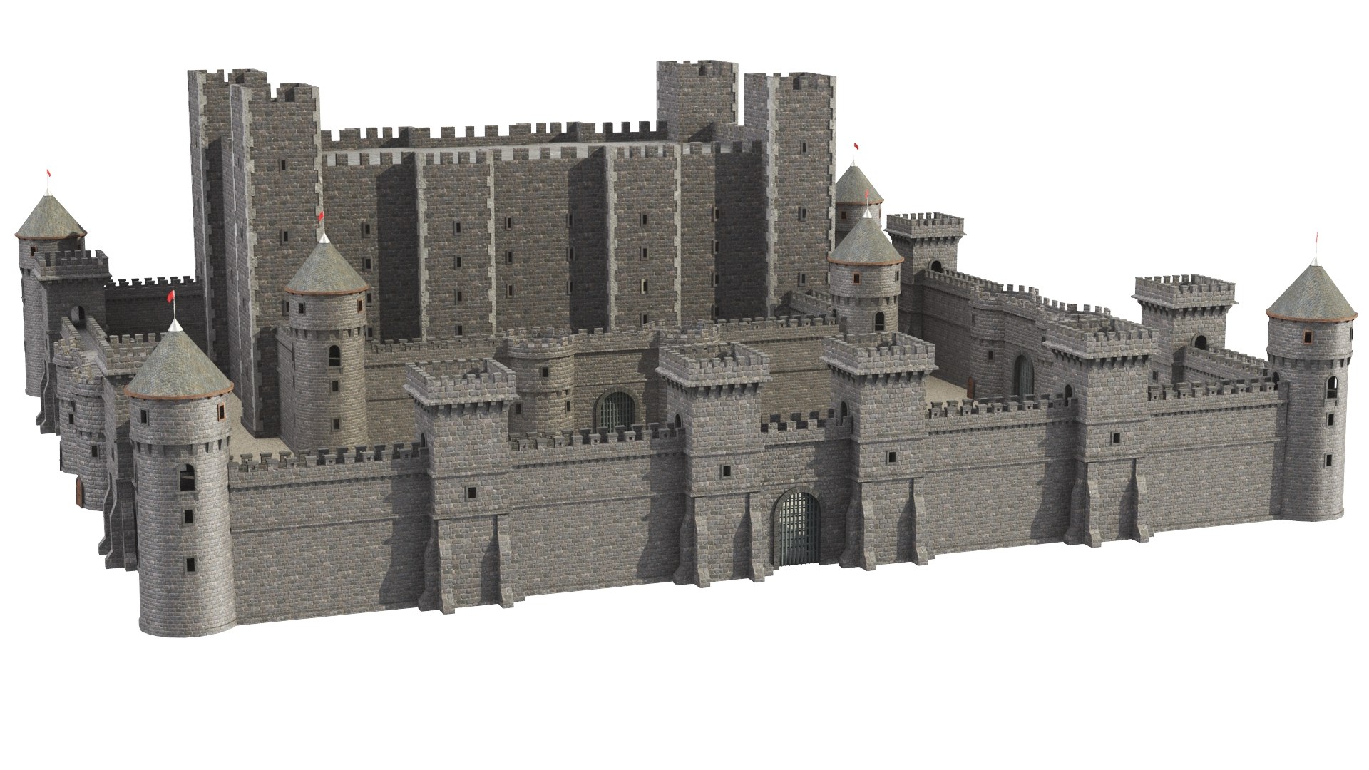 3D real castle - TurboSquid 1440127