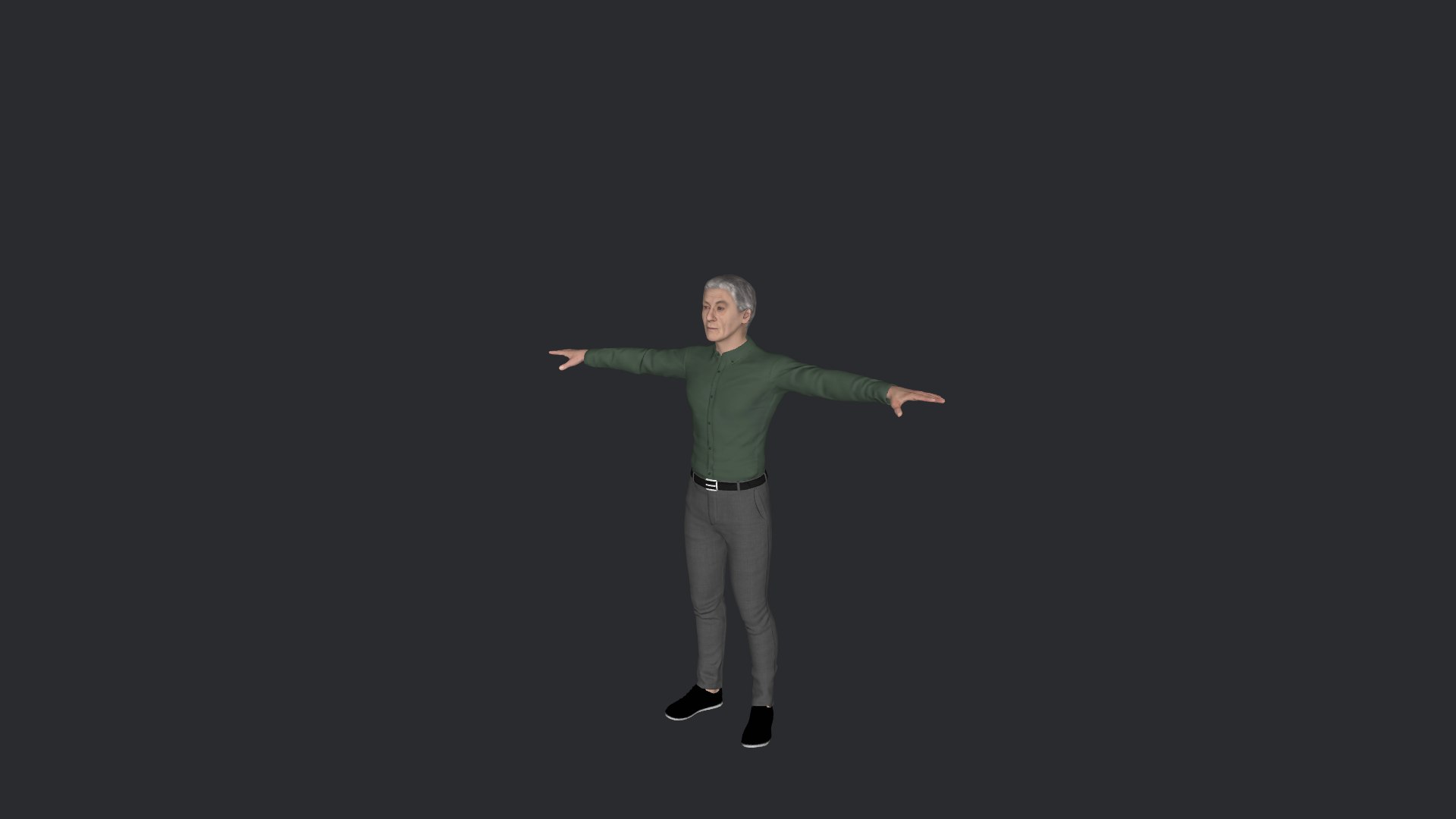 Ian McKellen Hyper Realistic Full Body Fully Rigged 3D Character Model - TurboSquid 2223810