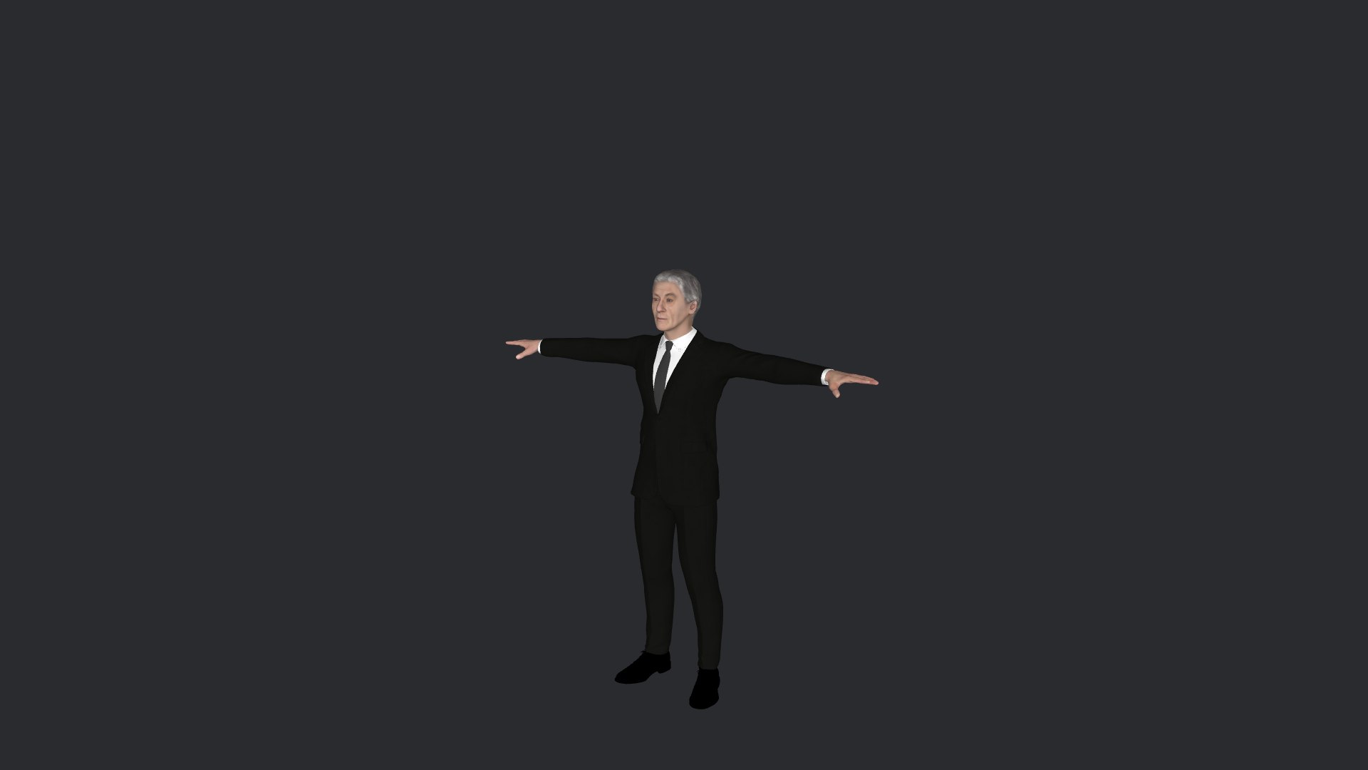 Ian McKellen Hyper Realistic Full Body Fully Rigged 3D Character Model - TurboSquid 2223810