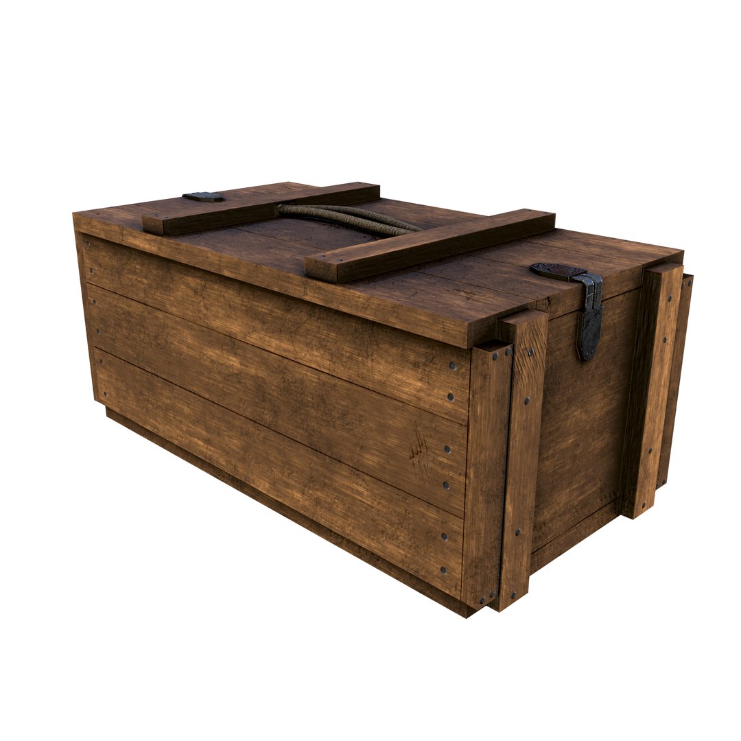 WW2 Crate 3D Model - TurboSquid 1879823