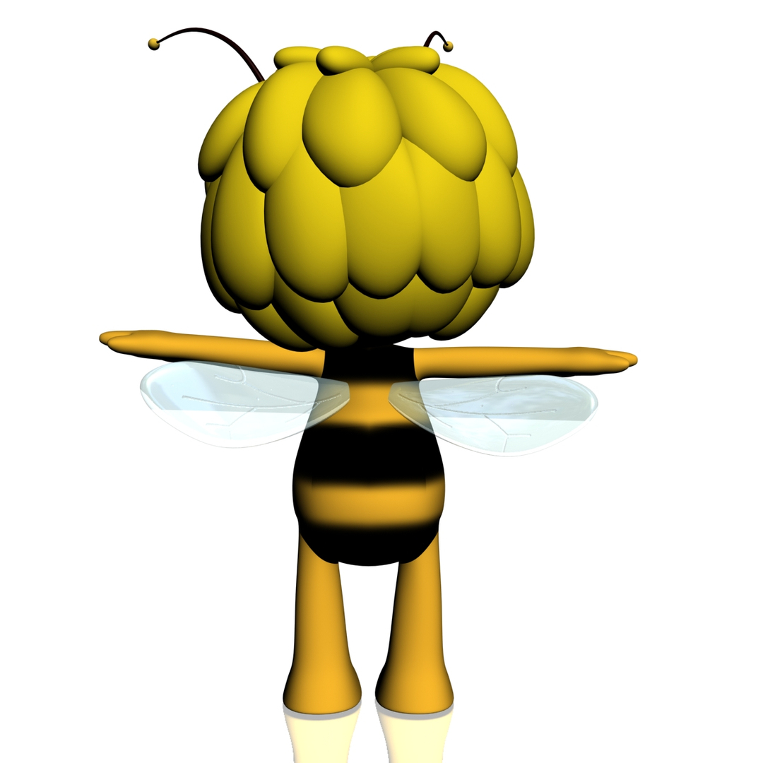bee rigged 3d 3ds