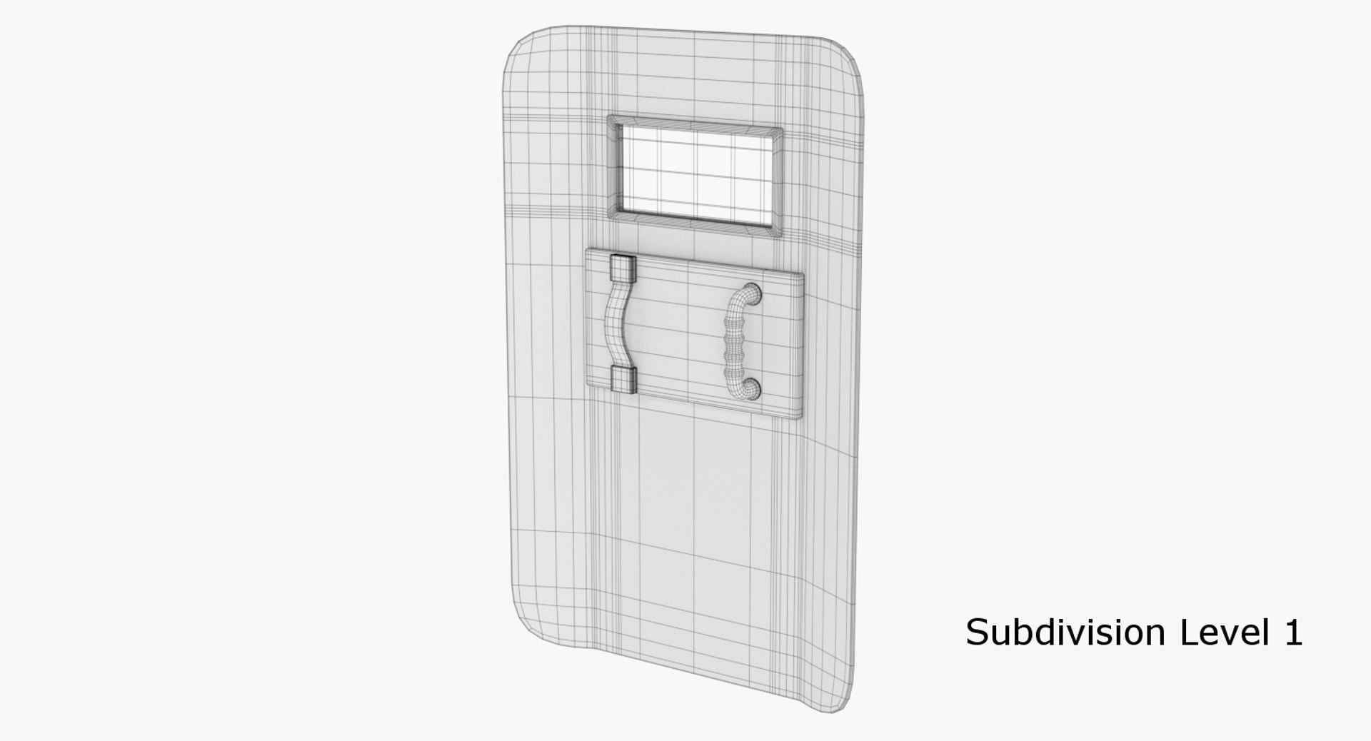 riot shield 3d model
