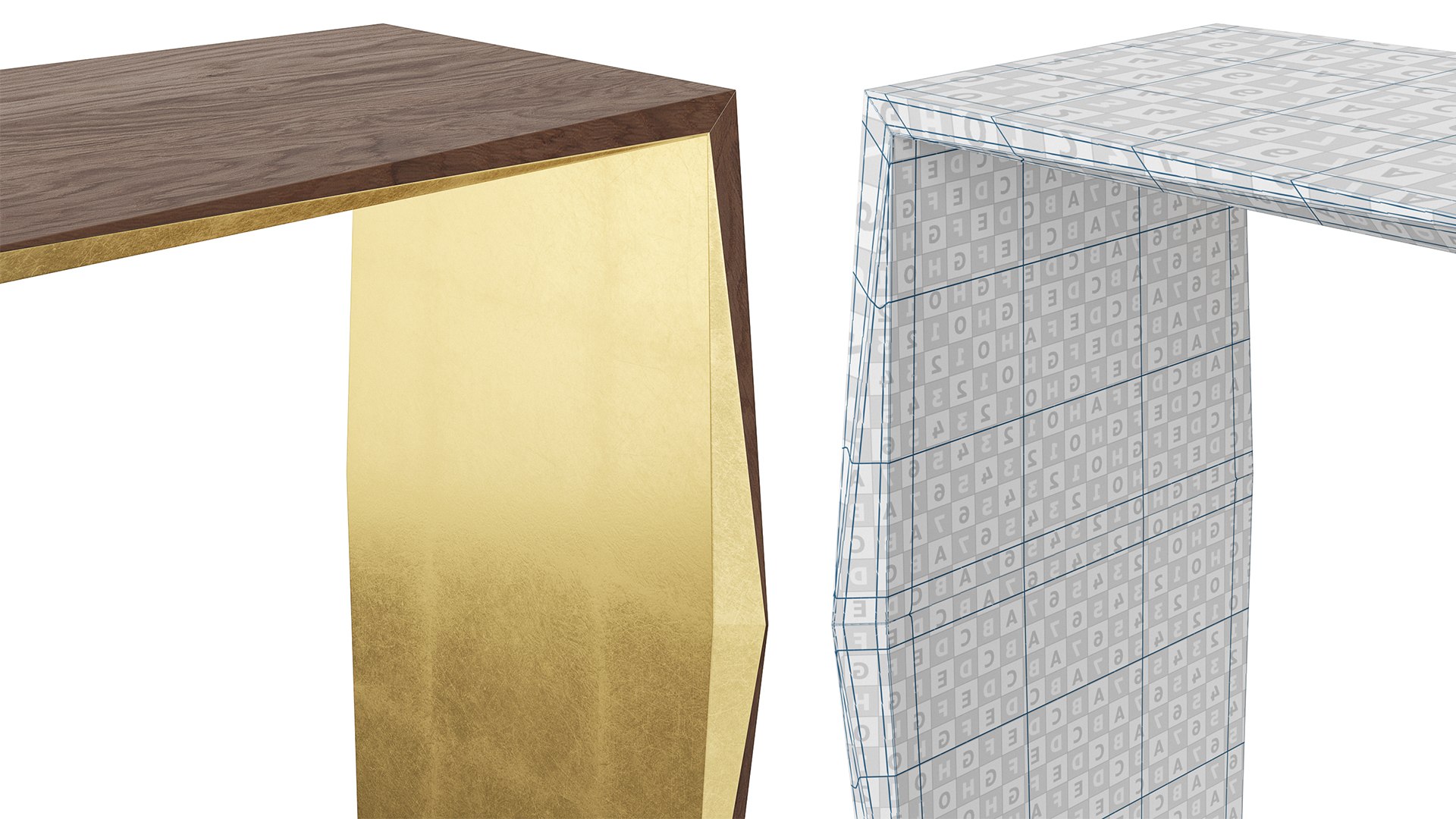 1stdibs Nada Debs Origami Console 3D Model - TurboSquid 2212257