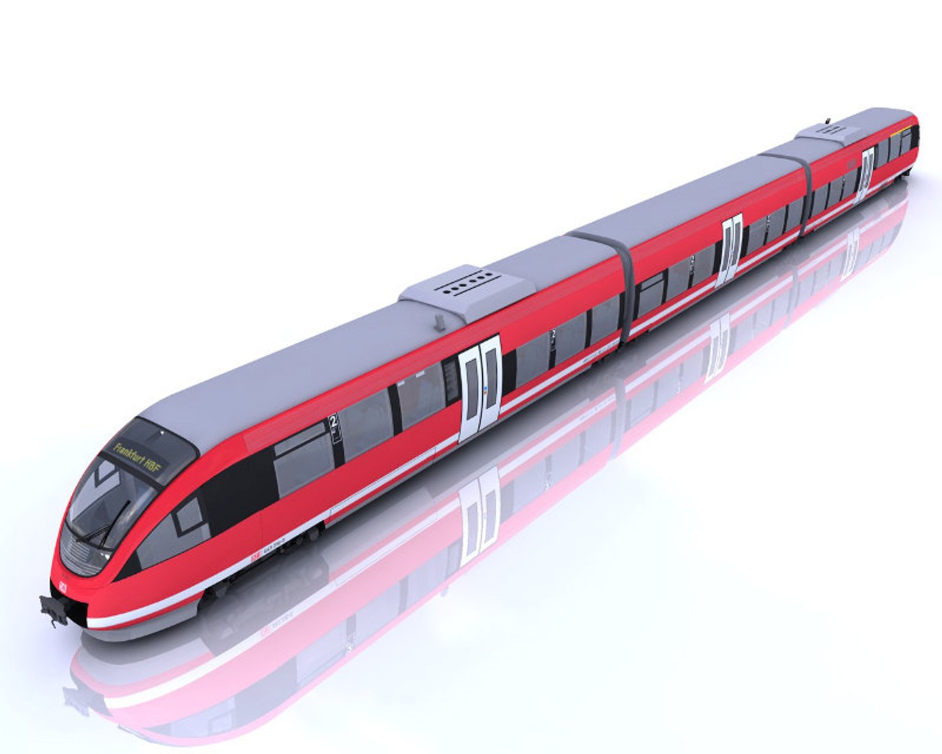3d Model Talent Passenger Train Deutsche