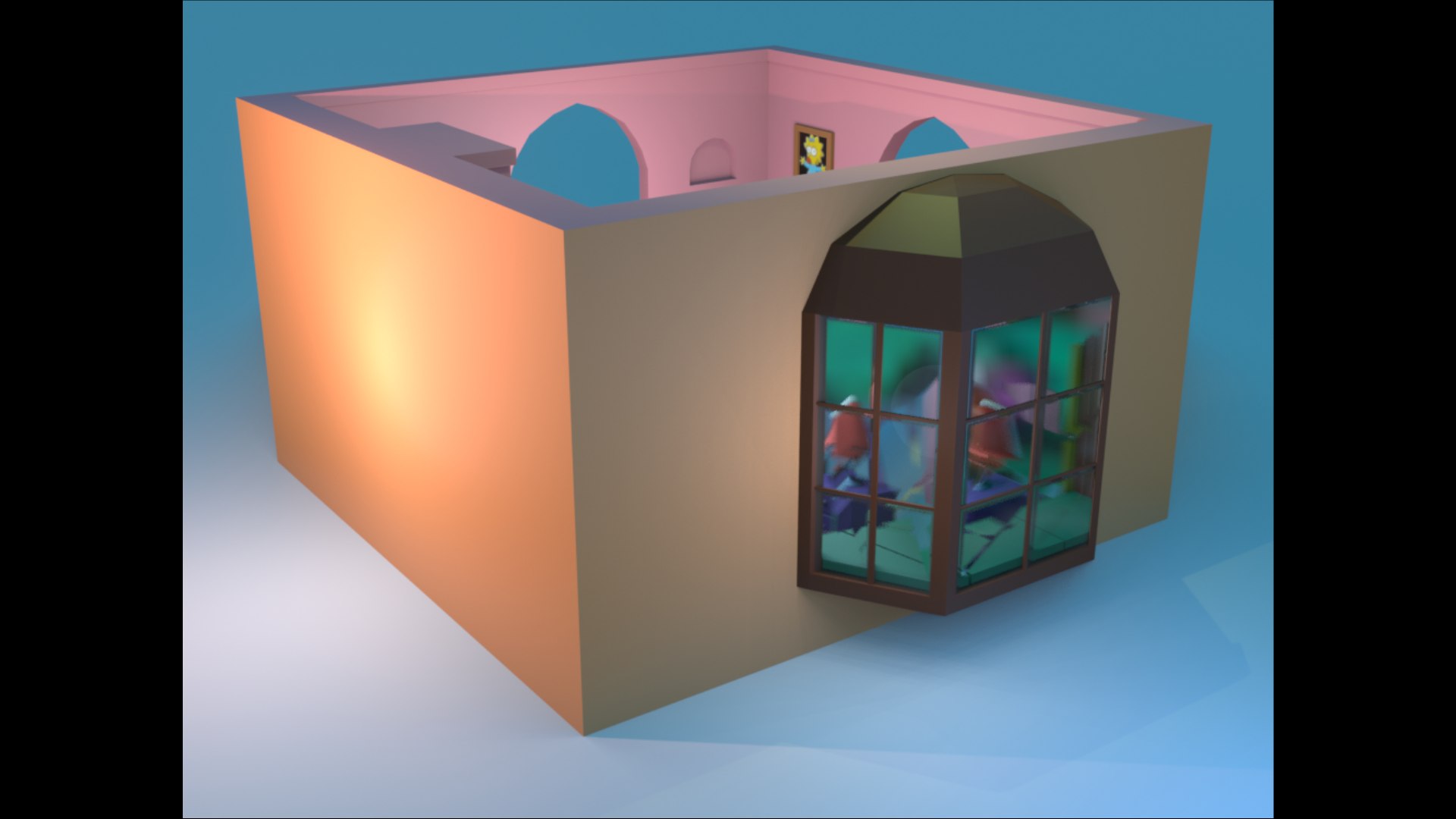 3D The Simpsons House Living Room 3D Low-poly 3D Model - TurboSquid 1744471