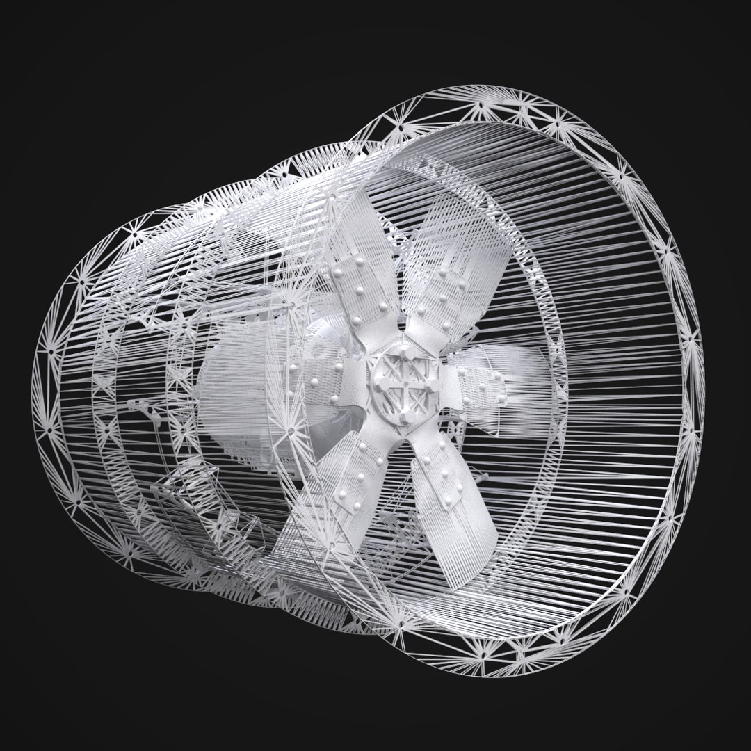 3D Industrial Long Case Axial - TurboSquid 1456605