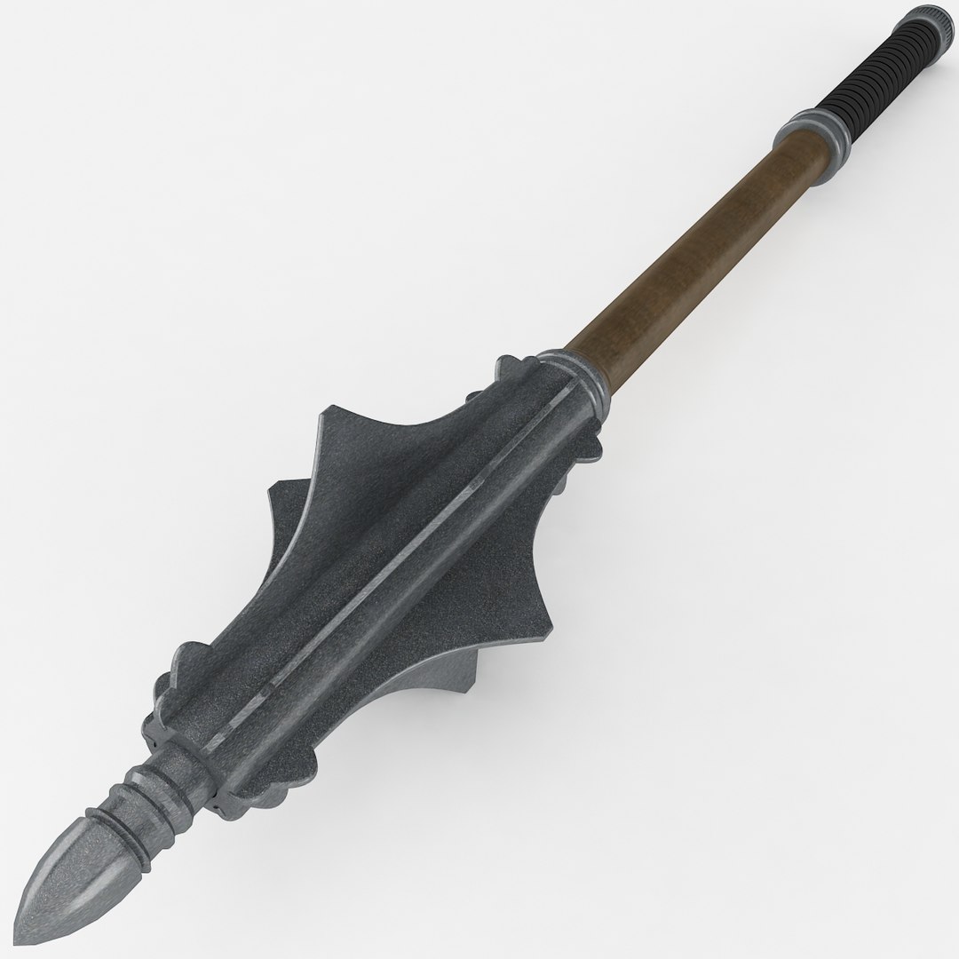 Medieval Flanged Mace 3D Model - TurboSquid 1301562