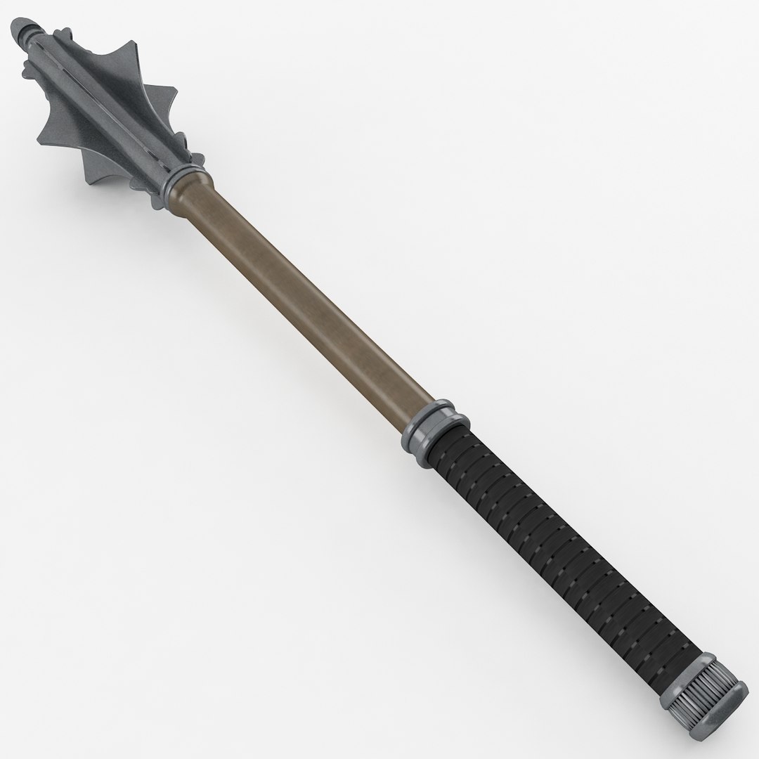 Medieval Flanged Mace 3D Model - TurboSquid 1301562