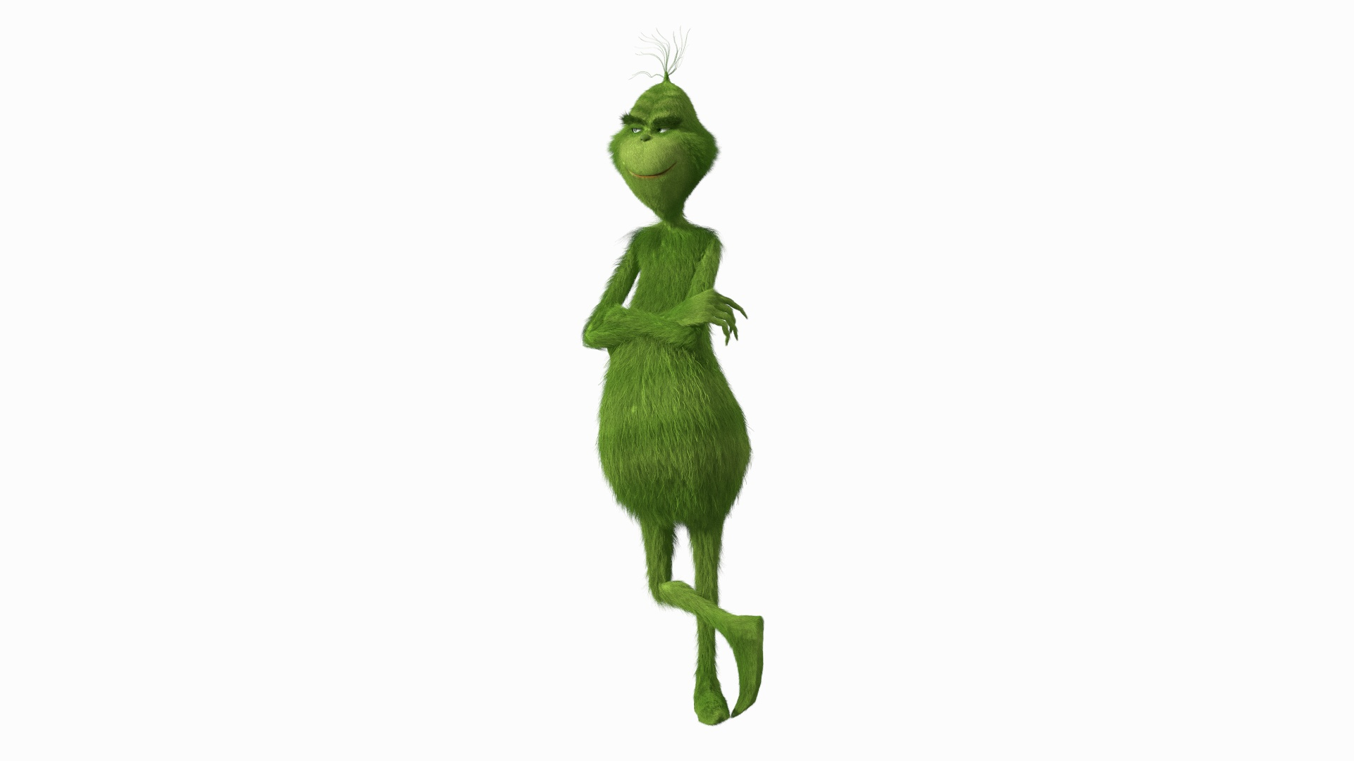 3D Cartoon Grinch Stole Christmas With Fur Model - TurboSquid 2116289
