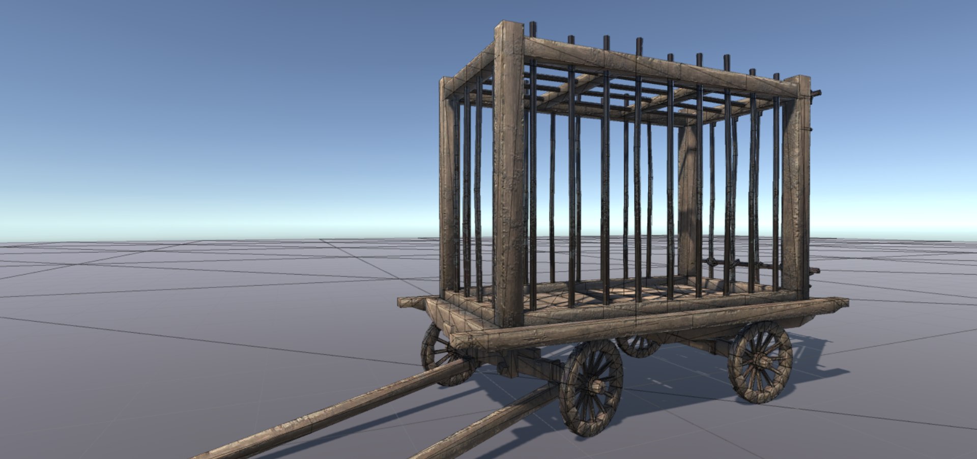 Cart Wood Prison 3D Model - TurboSquid 1439044