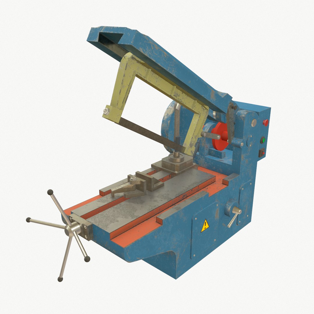 Metal cutting machine 3D model - TurboSquid 1825439