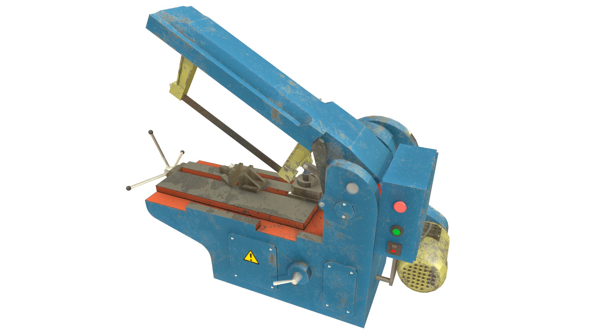 Metal Cutting Machine 3D Model - TurboSquid 1825439