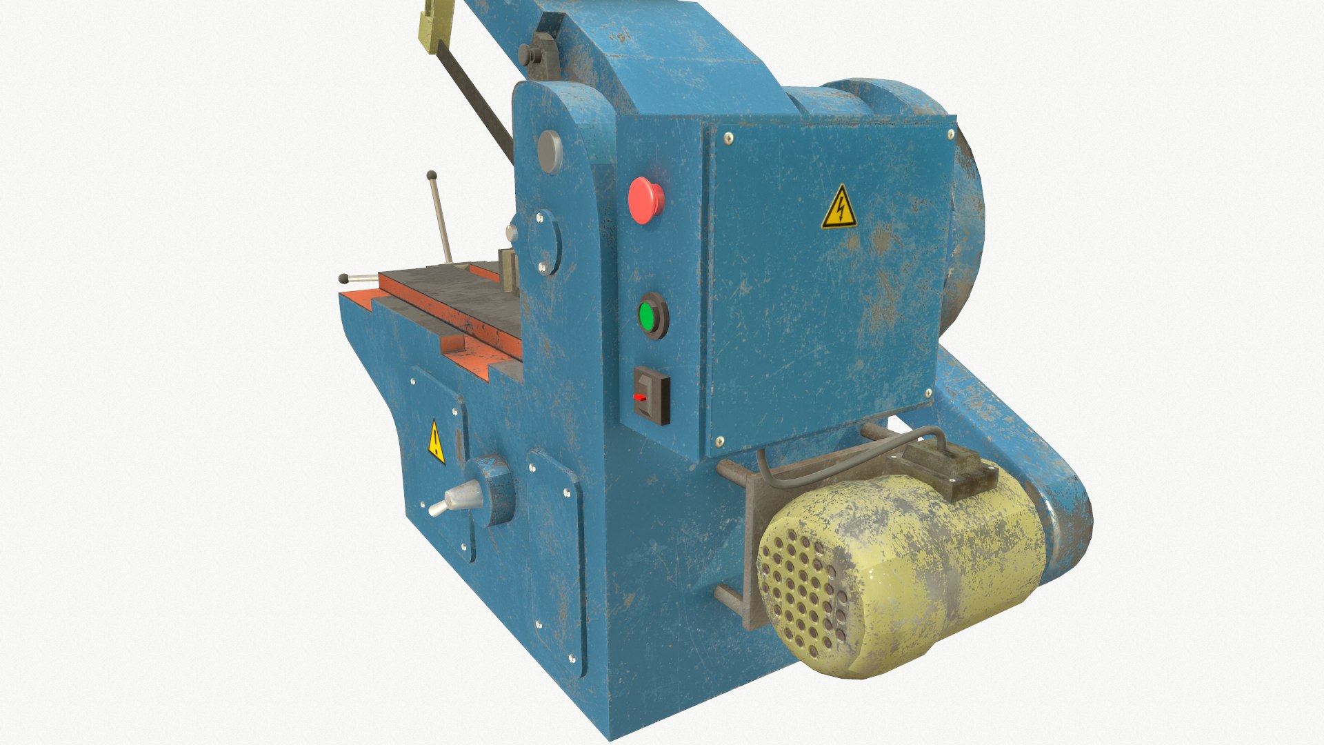 Metal Cutting Machine 3D Model - TurboSquid 1825439